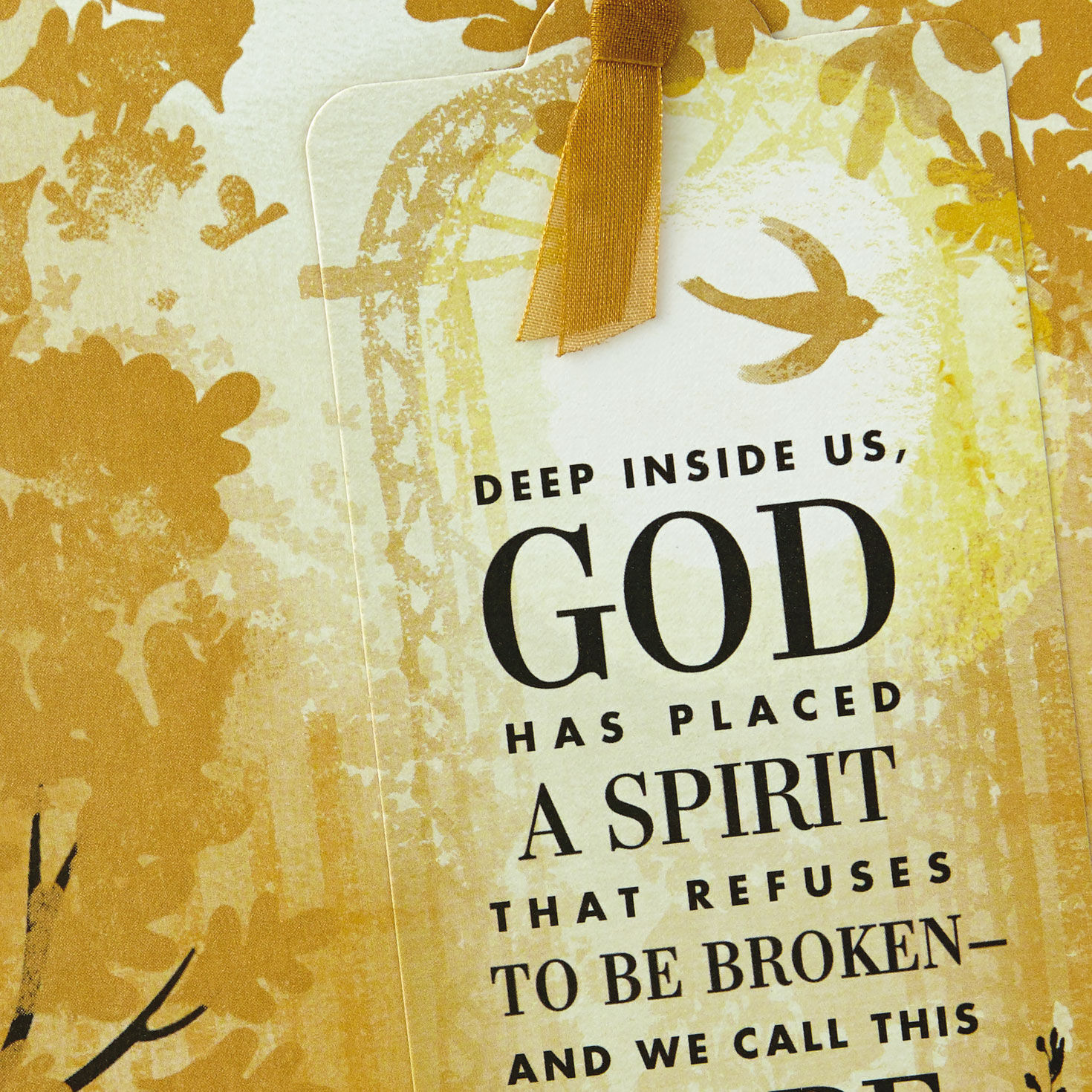 God's Got You Religious Encouragement Card With Bookmark - Greeting ...
