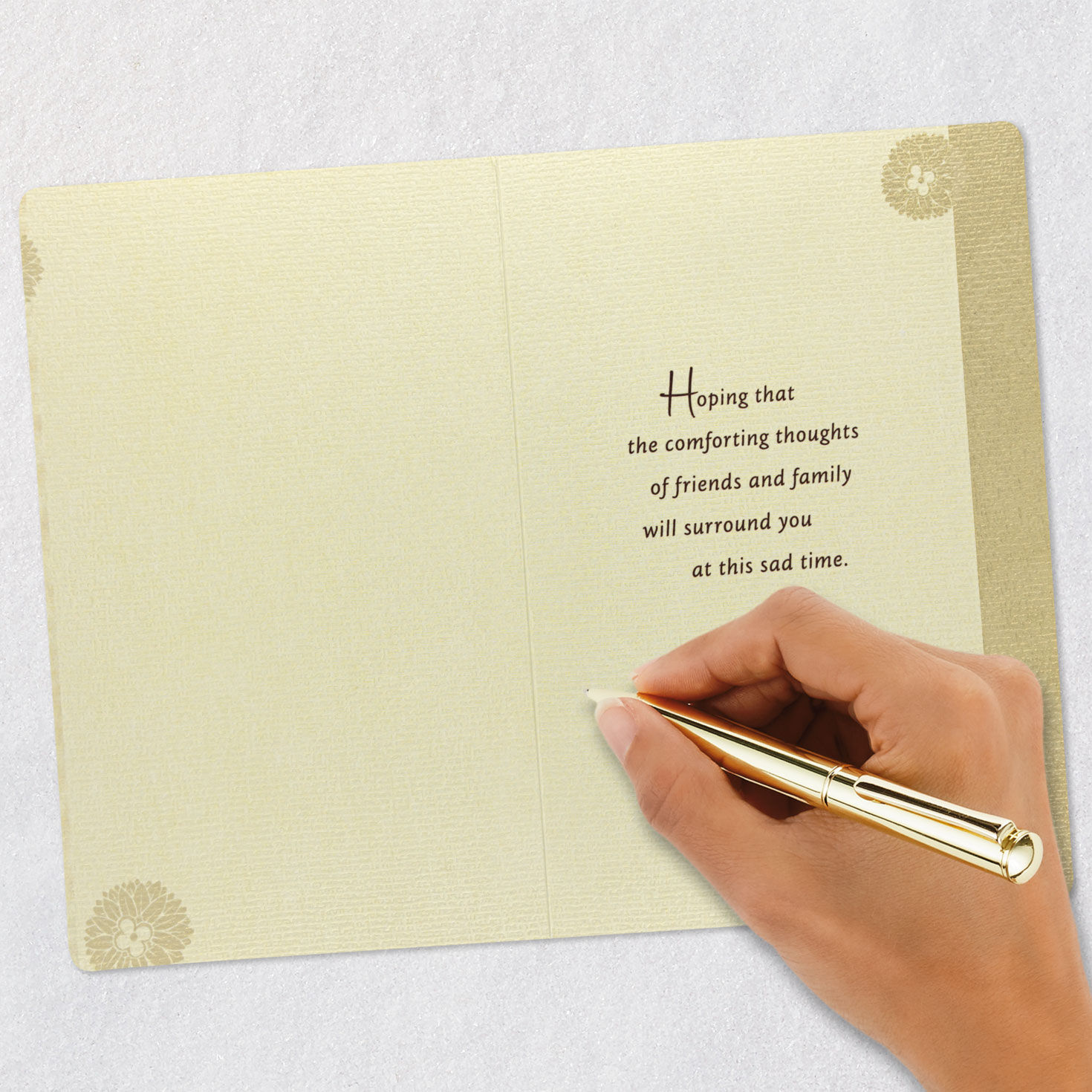 Comforting Thoughts Are With You Sympathy Card - Greeting Cards | Hallmark
