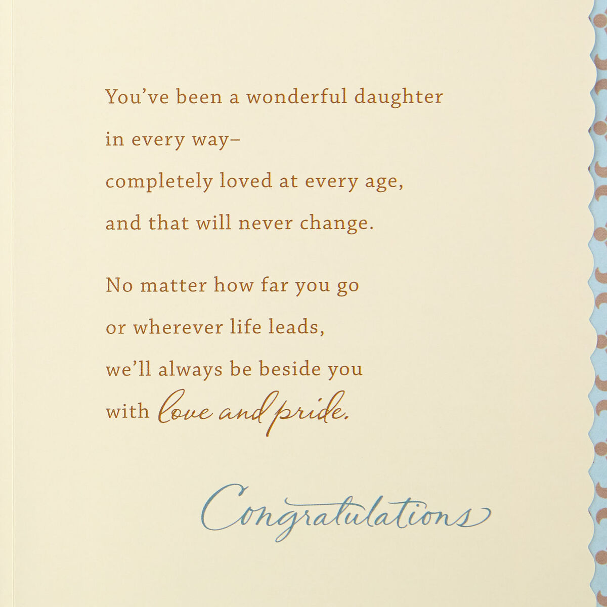 You're Wonderful, Daughter Graduation Card - Greeting Cards - Hallmark