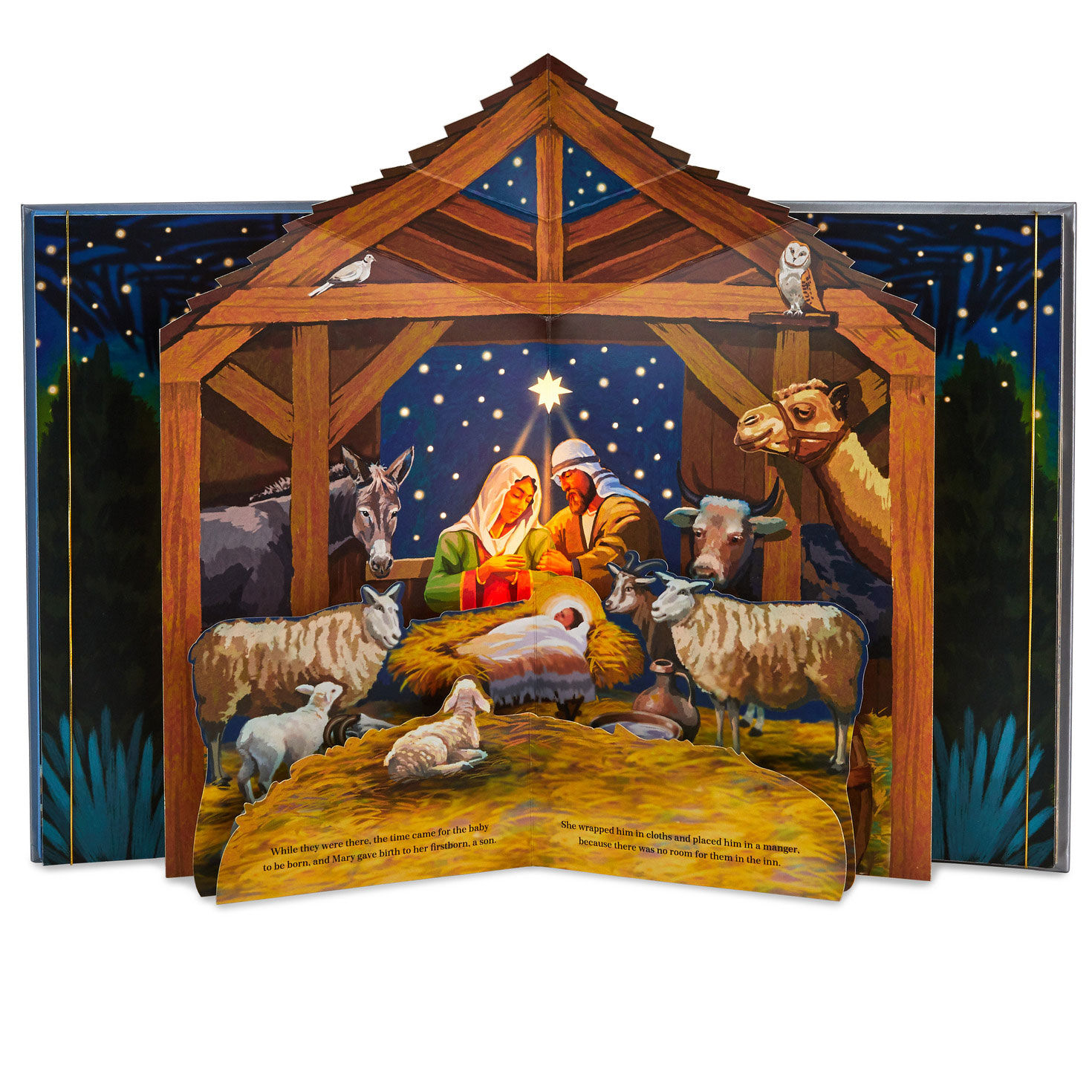 The Nativity Story Pop-Up Book With Light and Sound - Picture Books ...
