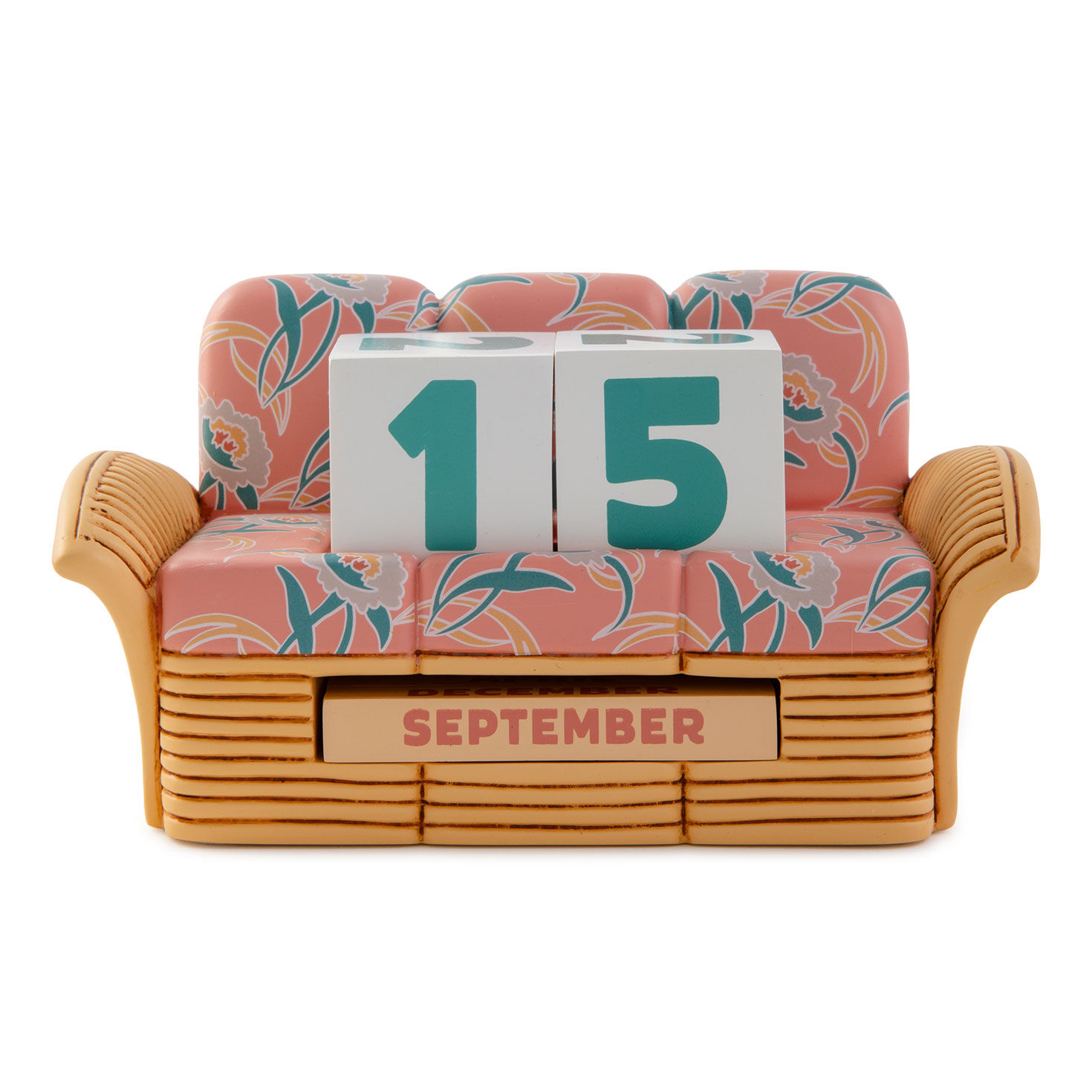 The Golden Girls Floral Rattan Couch Perpetual Calendar - Calendars ...