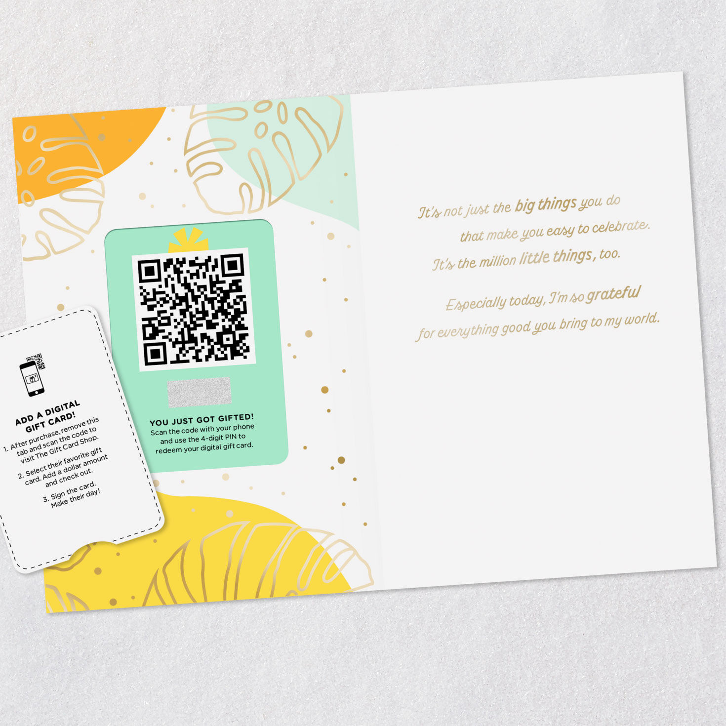 So Glad You're in My Life Gift Card Greeting Card - Greeting Cards ...