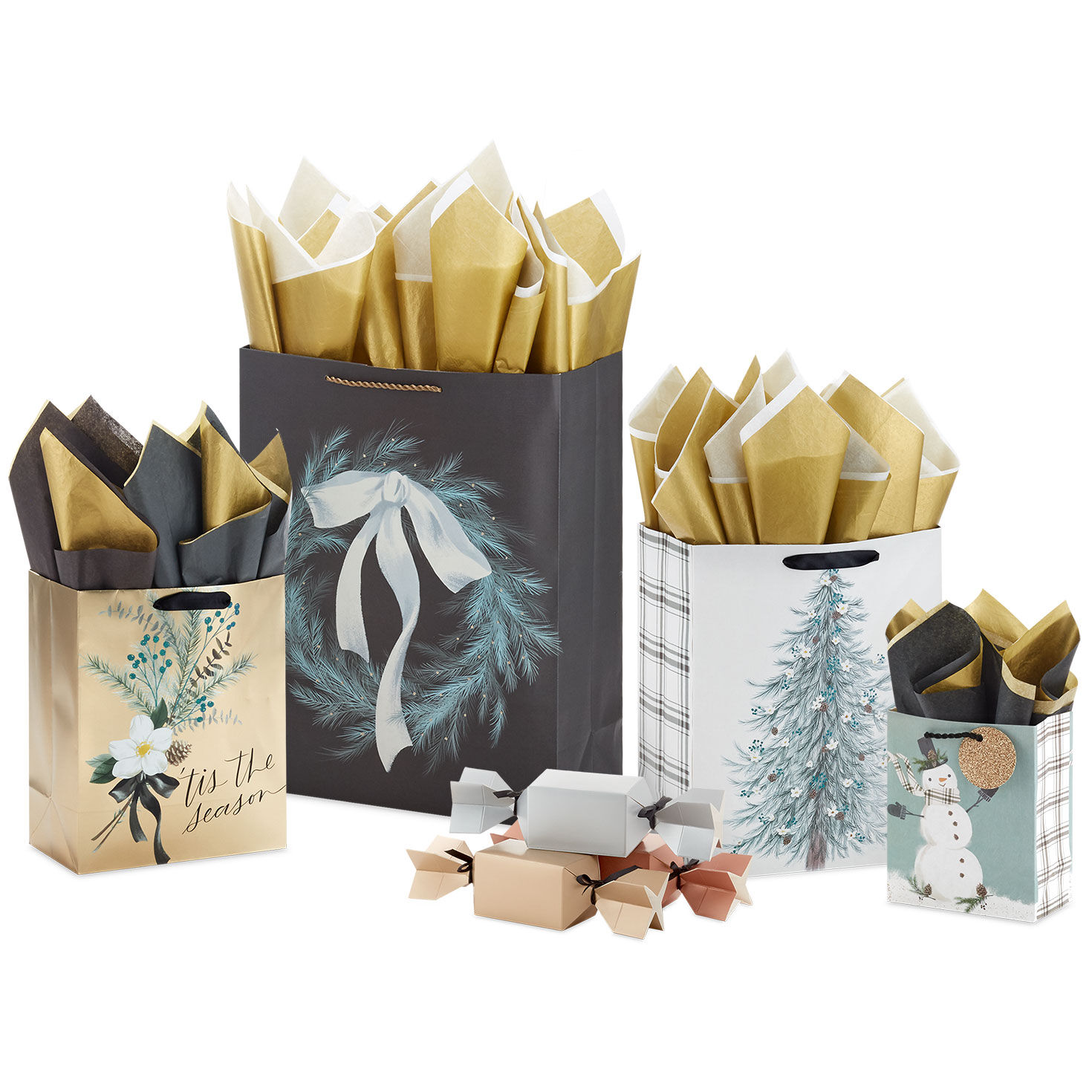 Shades of Winter Holiday Gift Wrap Collection - Wrapping Paper | Hallmark
