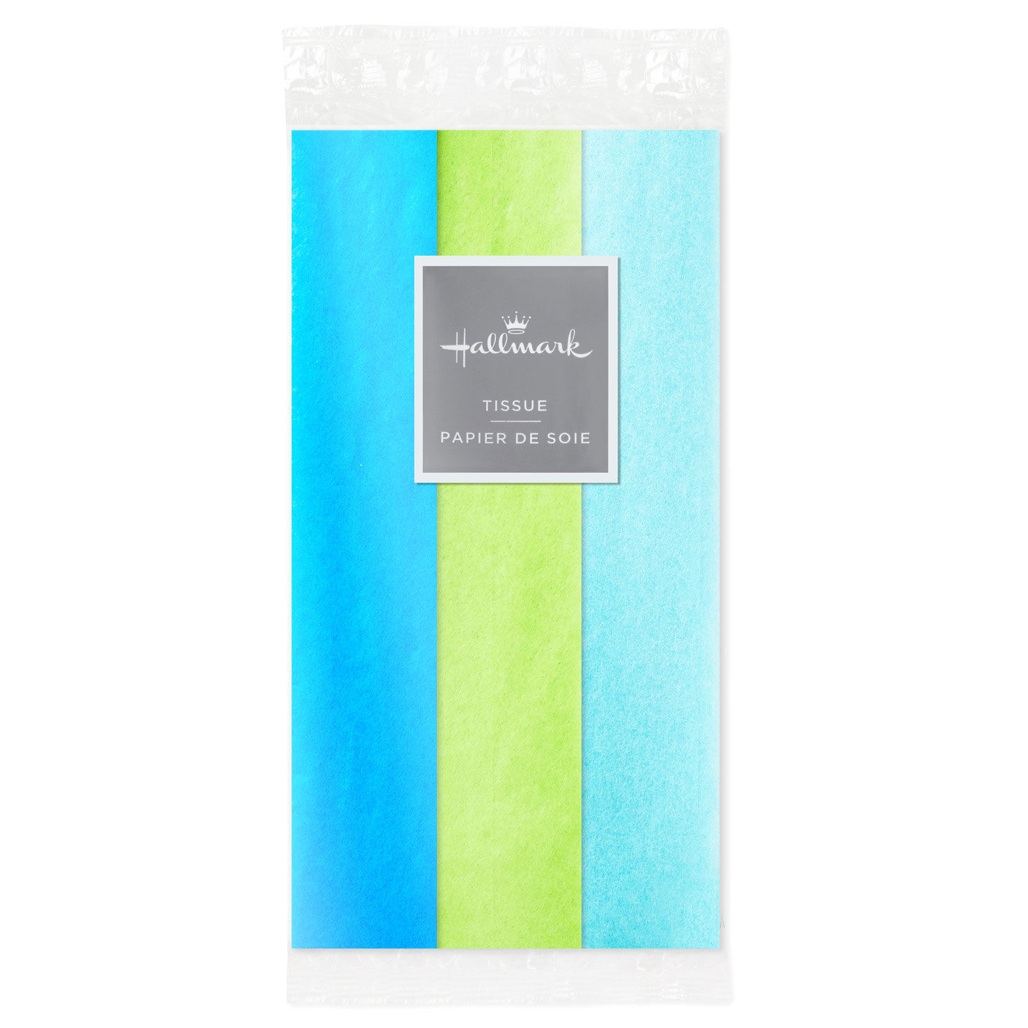 Solid Blue/Citrus Green/Aqua 3-Pack Assortment Tissue Paper, 12 sheets ...