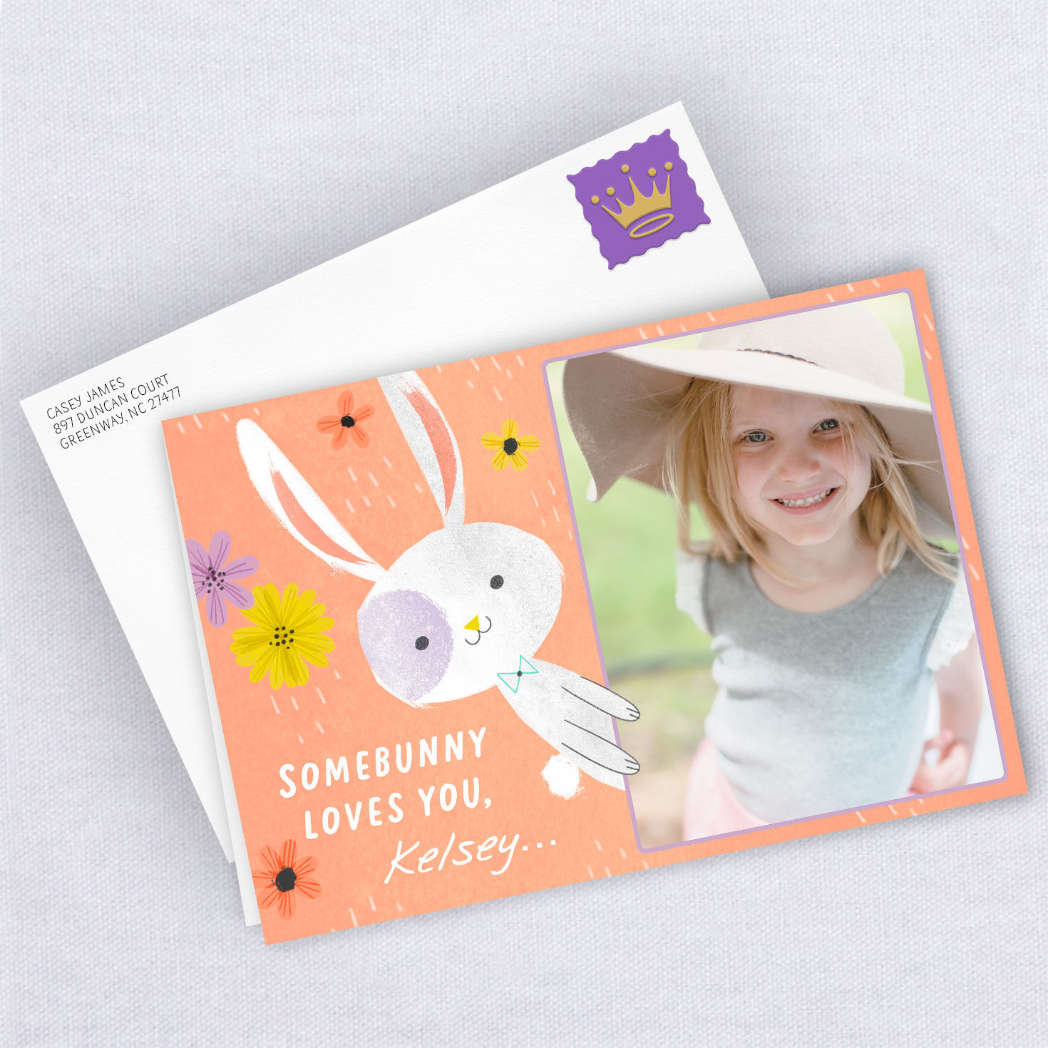 Somebunny Loves You Easter Photo Card - Greeting Cards | Hallmark