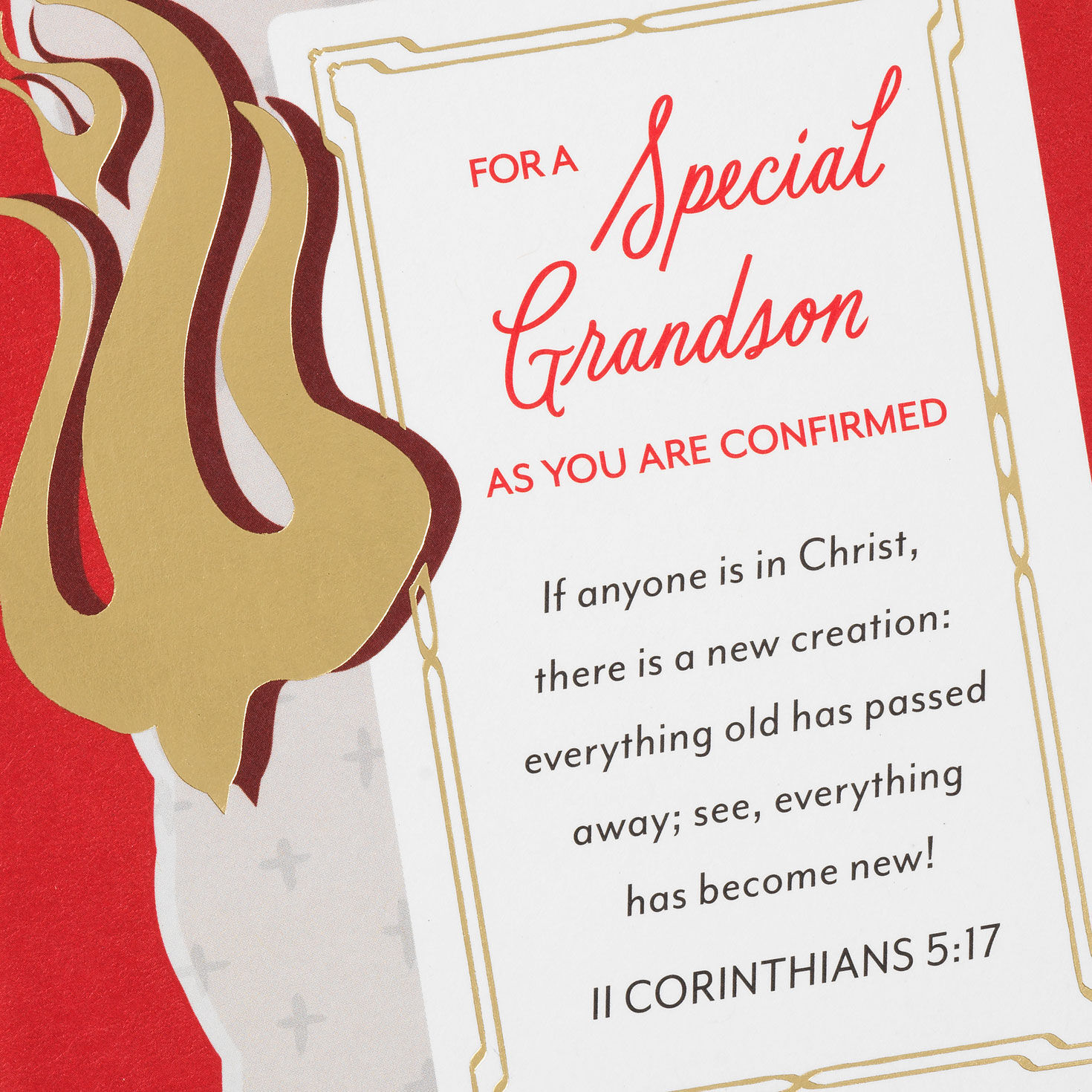 The Love of God Religious Confirmation Card for Grandson - Greeting ...