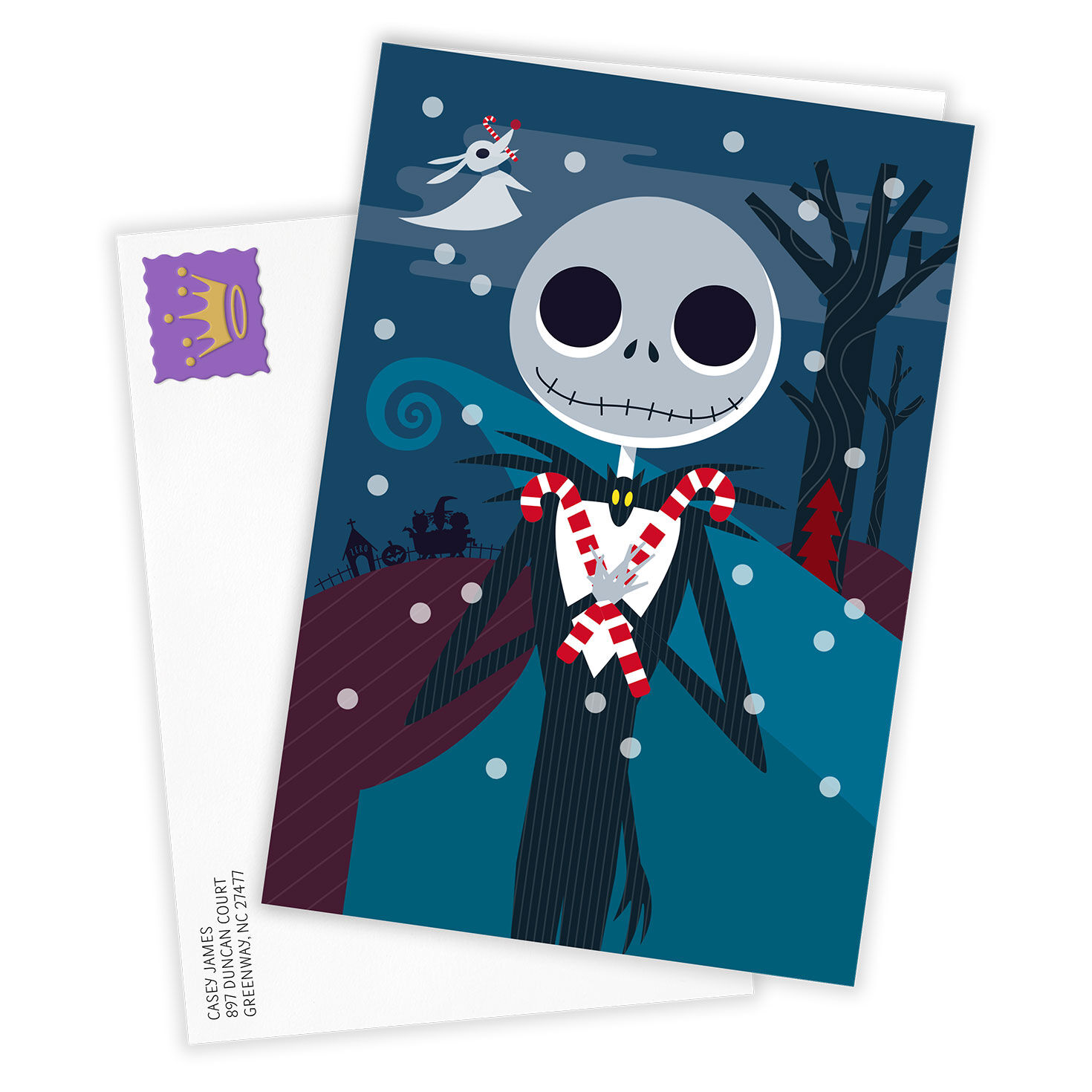 Disney Tim Burton's The Nightmare Before Christmas Frightfully Festive ...
