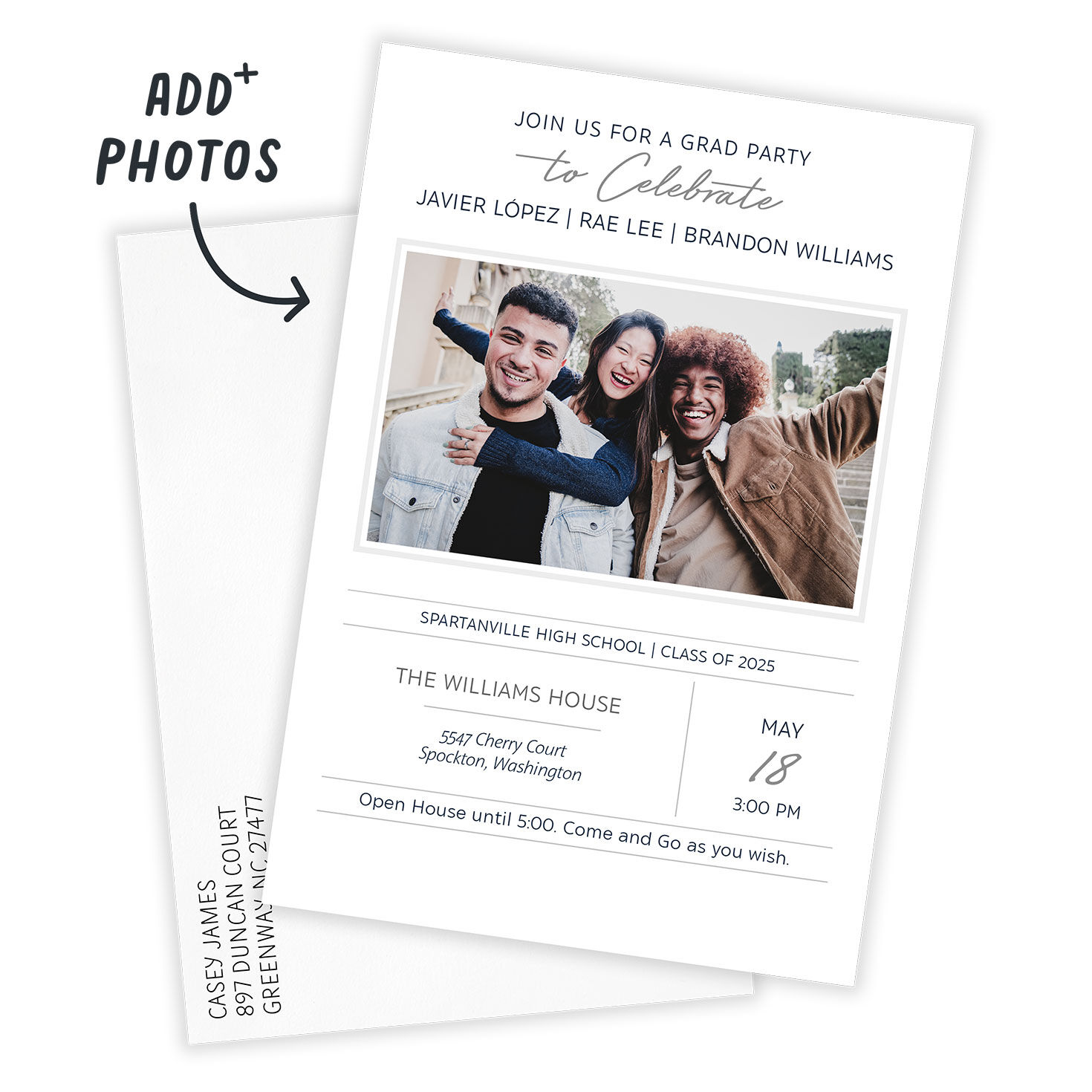 Join Us for a Grad Party Graduation Invitation - Invitations | Hallmark