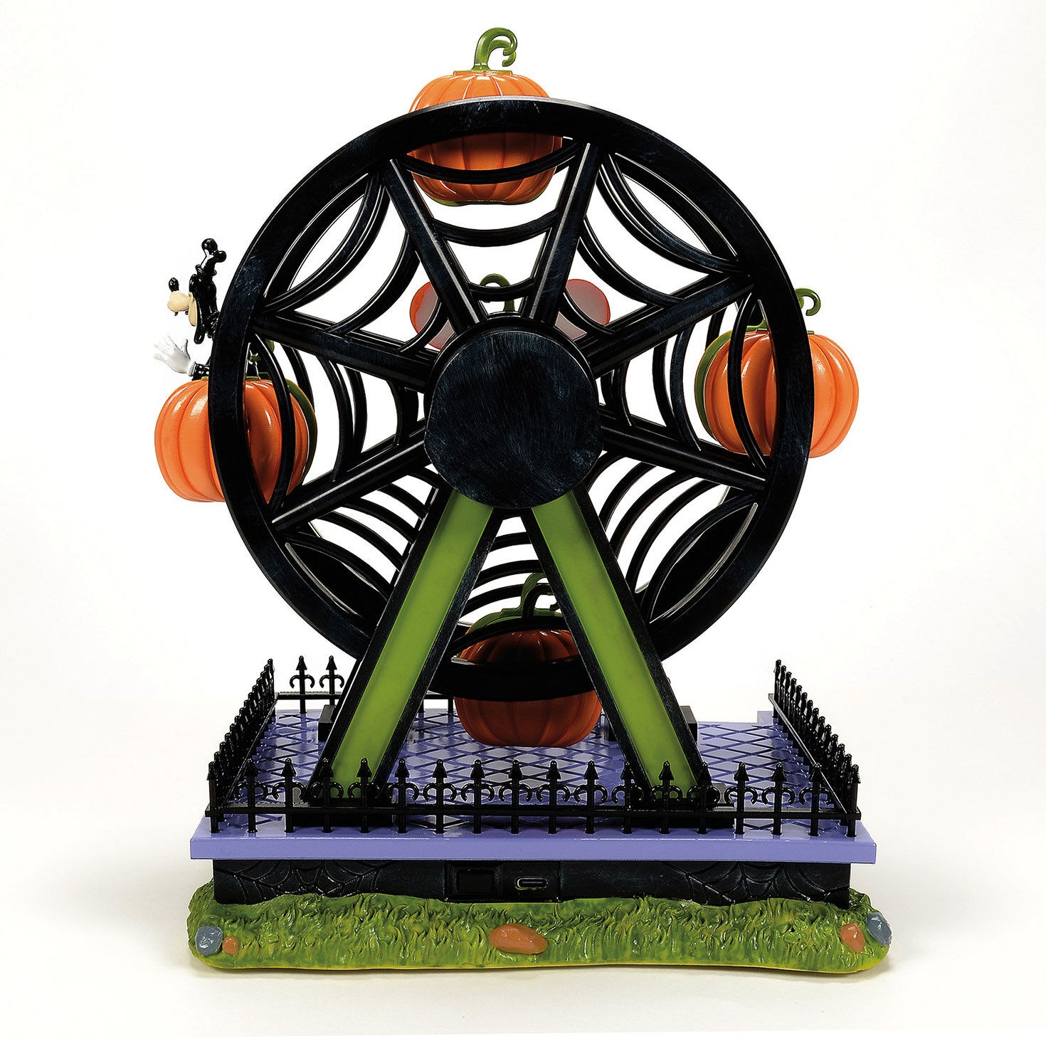 Disney Mickey Mouse Ferris Wheel Figurine With Light and Motion, 12.9 ...