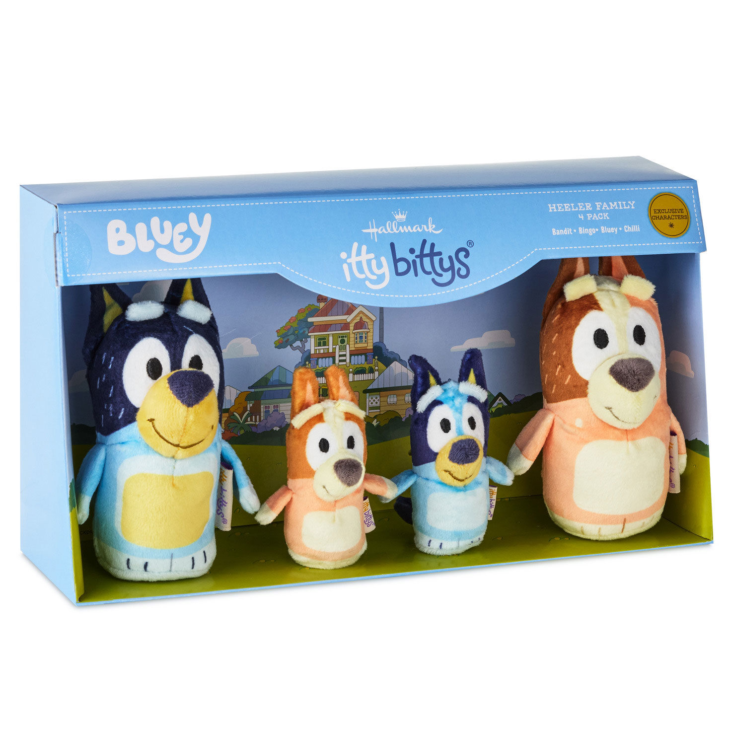 itty bittys® Bluey Family Plush, Set of 4 - itty bittys® | Hallmark