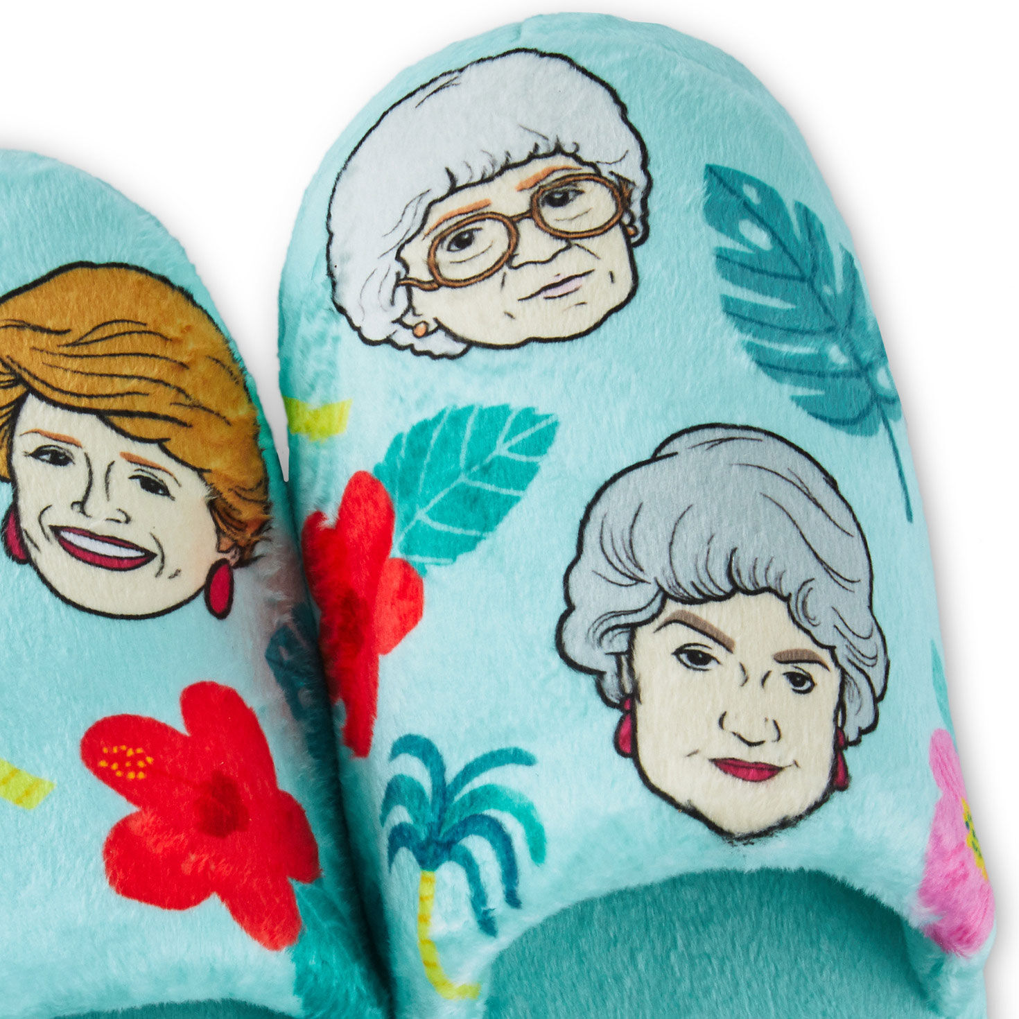The Golden Girls Slippers With Sound, Small/Medium - Socks & Slippers ...
