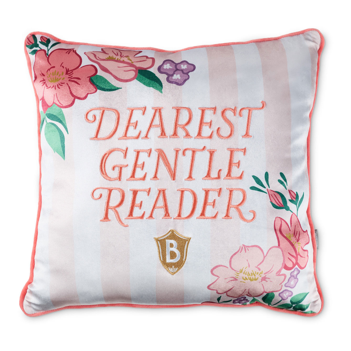 Bridgerton Dearest Gentle Reader Throw Pillow, 18x18 - Pillows ...