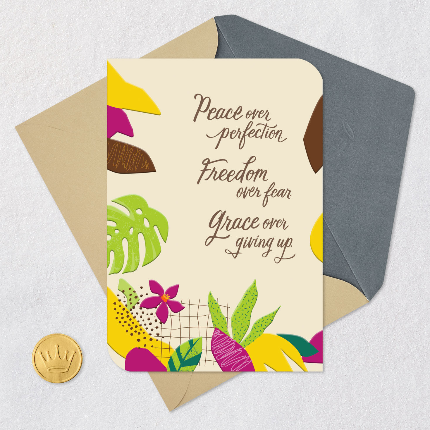 Peace, Freedom, Grace Encouragement Card - Greeting Cards | Hallmark