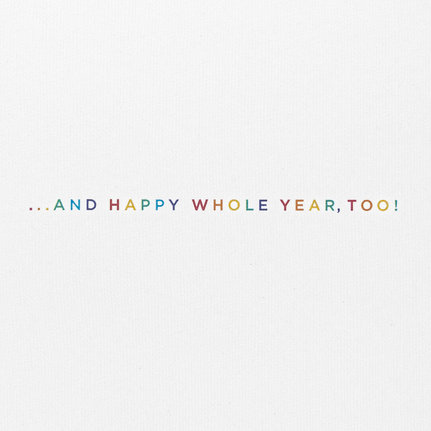 Happy Whole Year Birthday Card - Greeting Cards | Hallmark