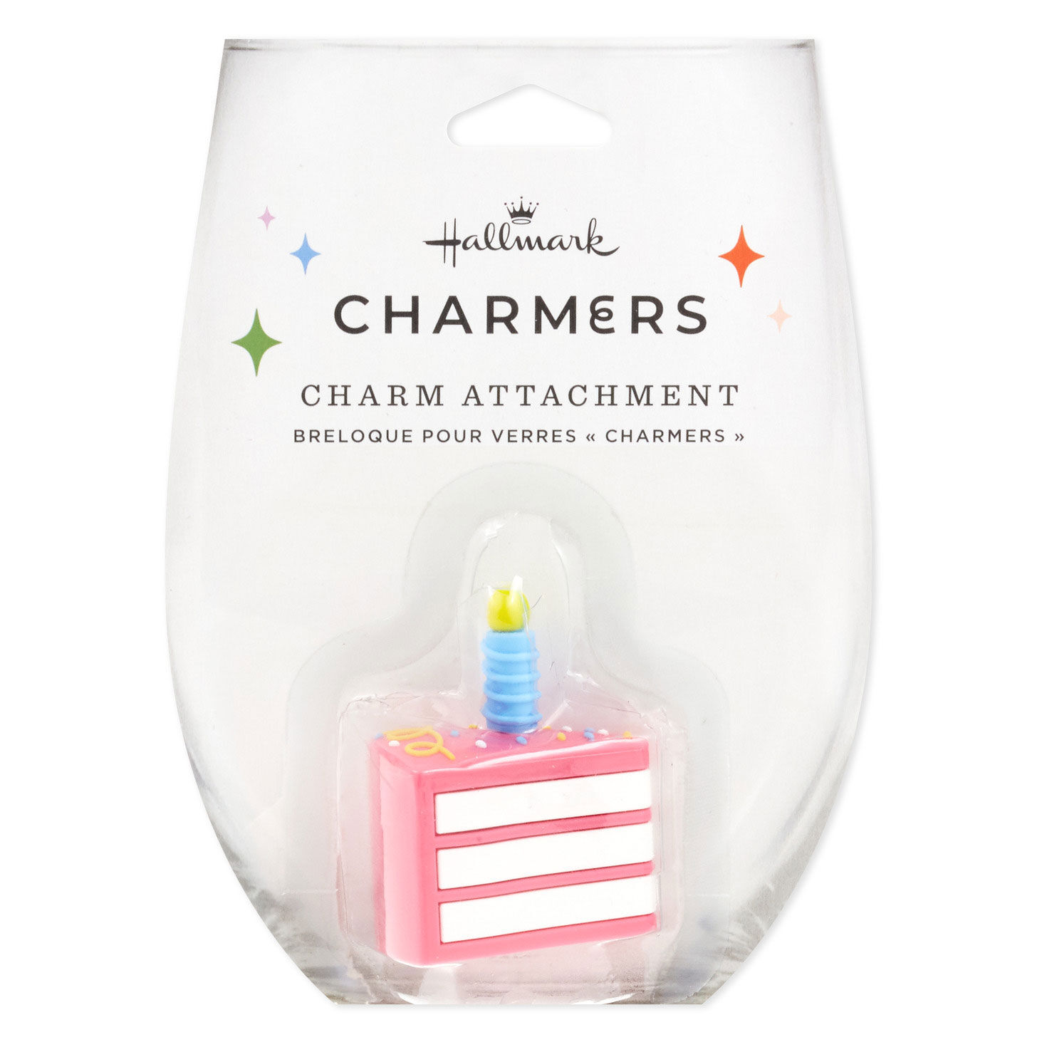Charmers Birthday Cake Silicone Charm - Glassware | Hallmark
