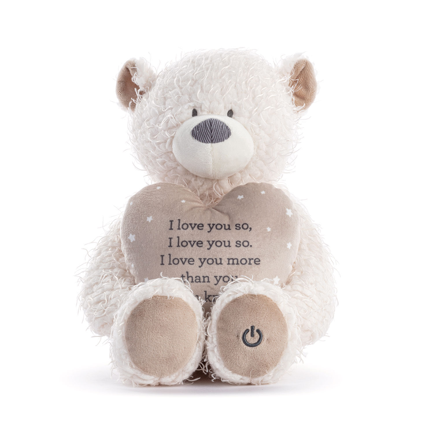 Demdaco Brahms Lullaby Musical Bear Stuffed Animal, 16" - Interactive ...