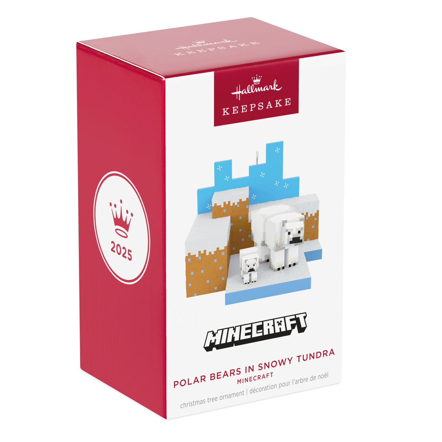 Minecraft Polar Bears in Snowy Tundra Ornament - Keepsake Ornaments ...