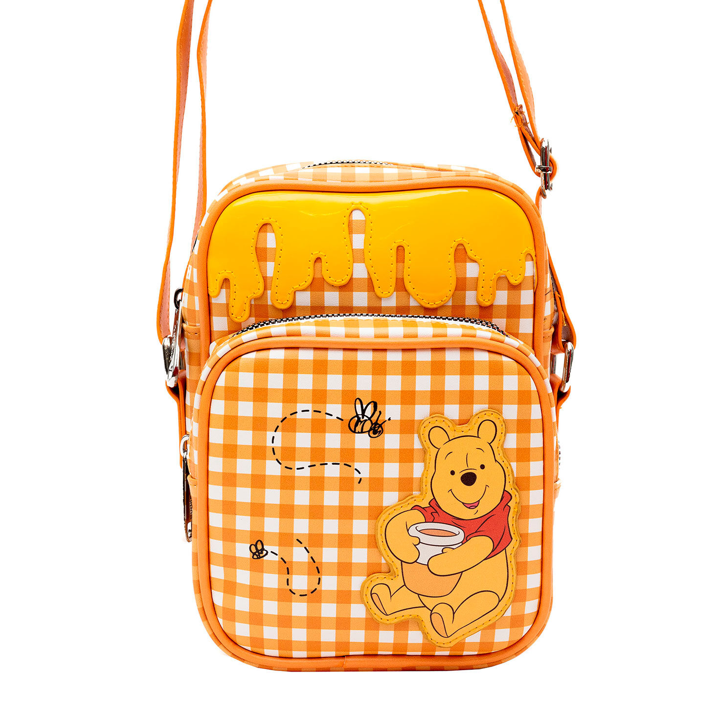 Buckle-Down Disney Winnie the Pooh Gingham Crossbody Bag - Handbags ...