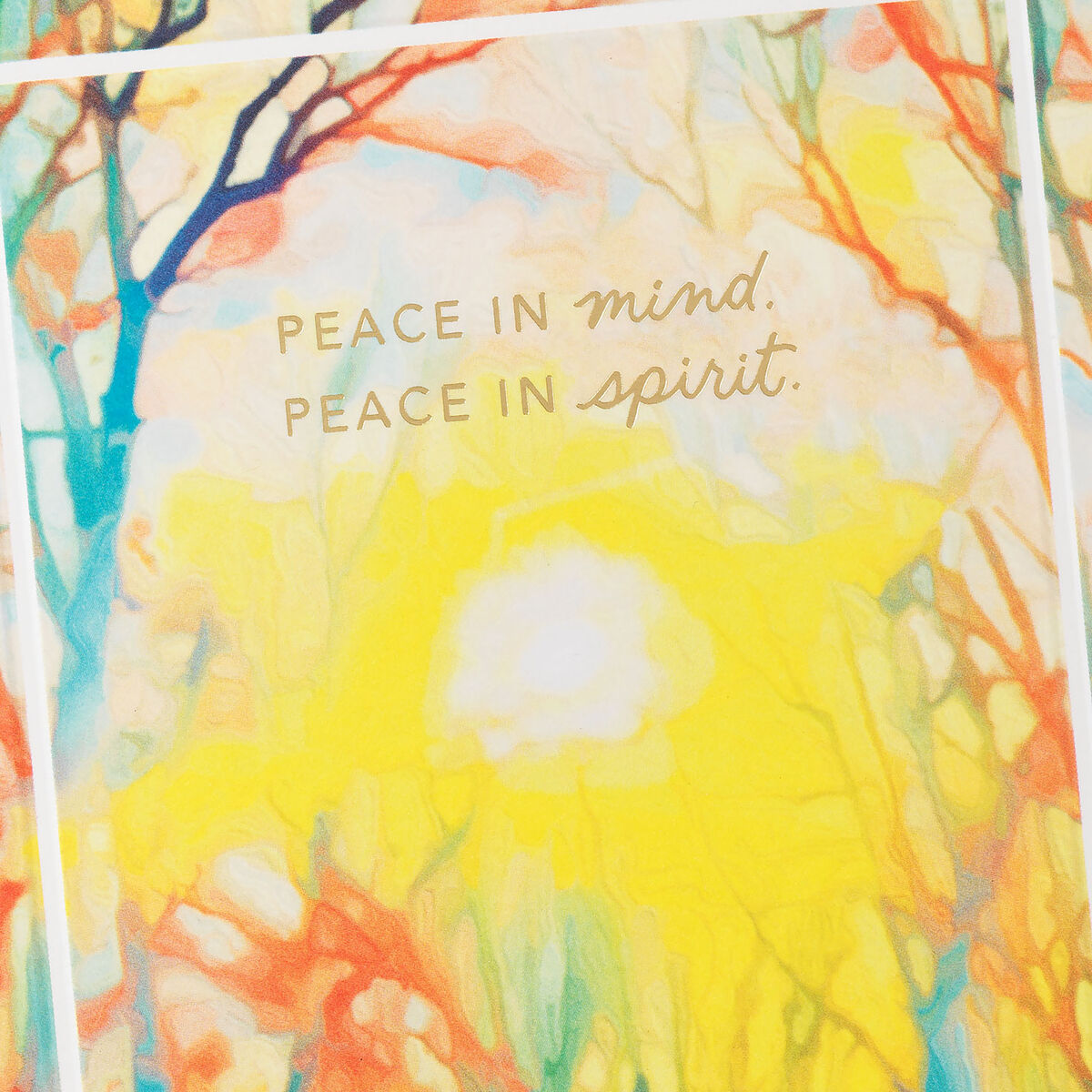 ArtLifting Peace in Mind and Spirit Encouragement Card - Greeting Cards ...
