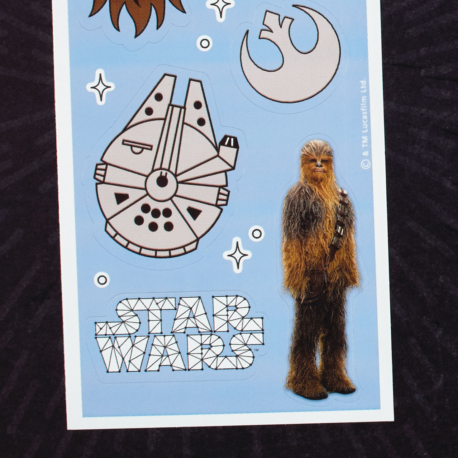 Star Wars™ Chewbacca™ Spanish-Language 7th Birthday Card With Stickers ...
