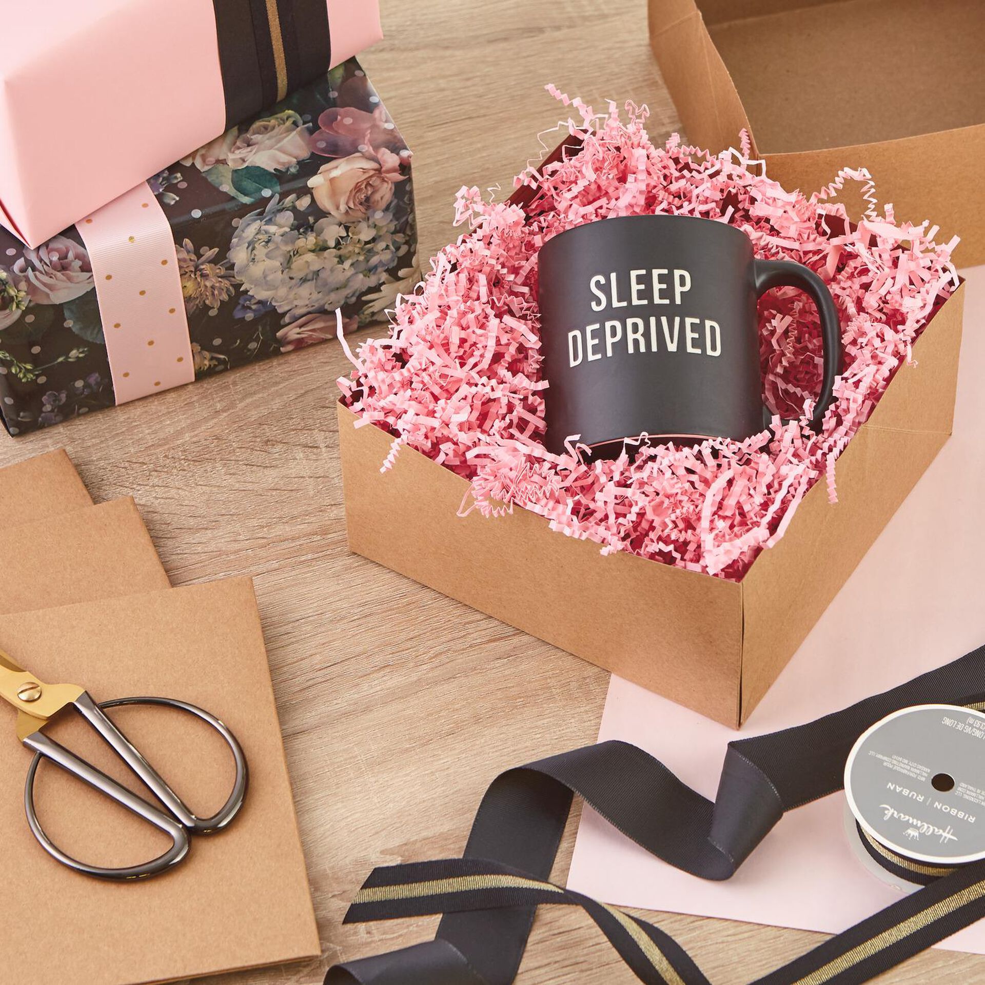 Kraft Paper 5-Pack Square Boxes - Gift Boxes - Hallmark