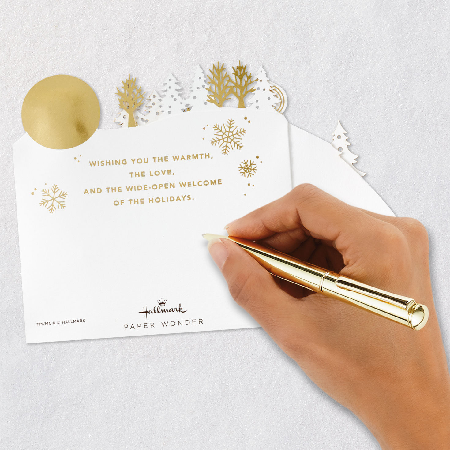 Winter Wonderland Musical 3D Pop-Up Holiday Card With Light - Greeting ...