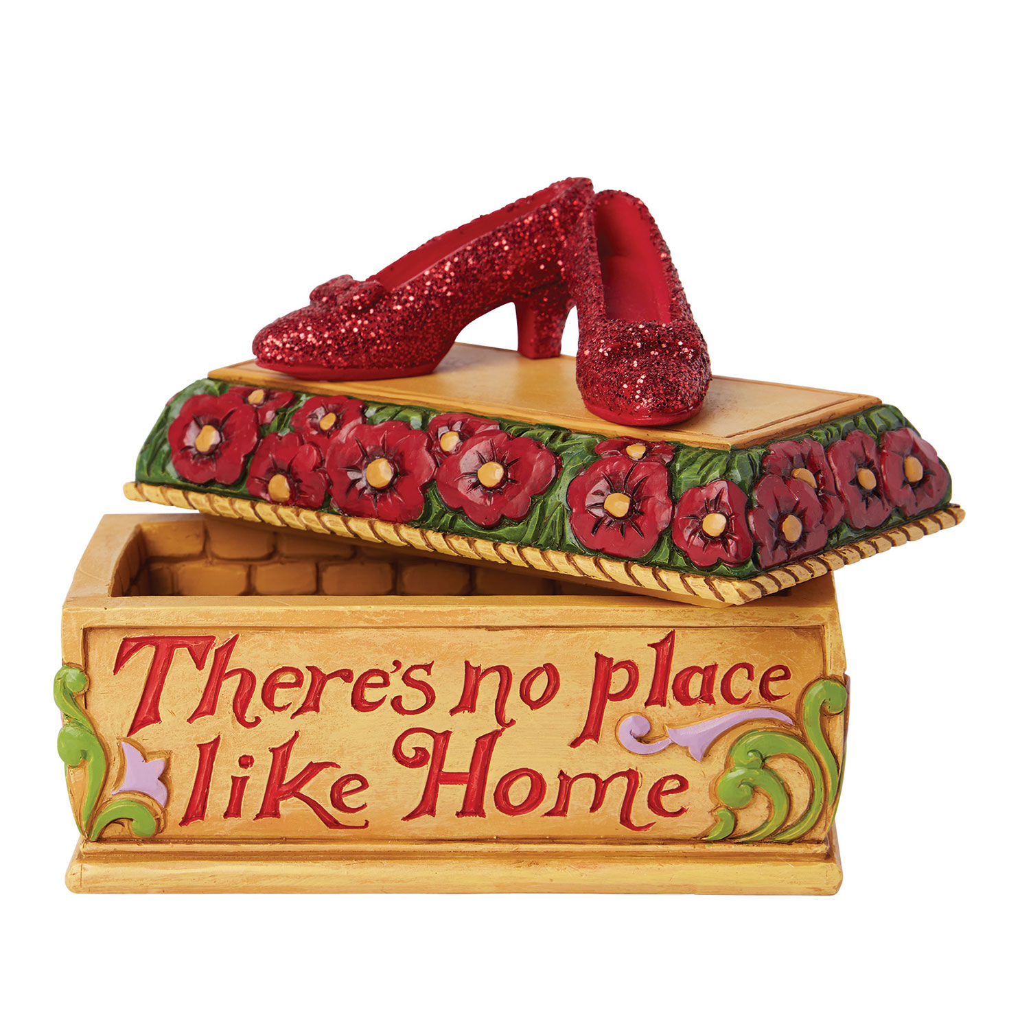 Jim Shore The Wizard of Oz Ruby Slippers Trinket Box, 3.5" - Trays ...