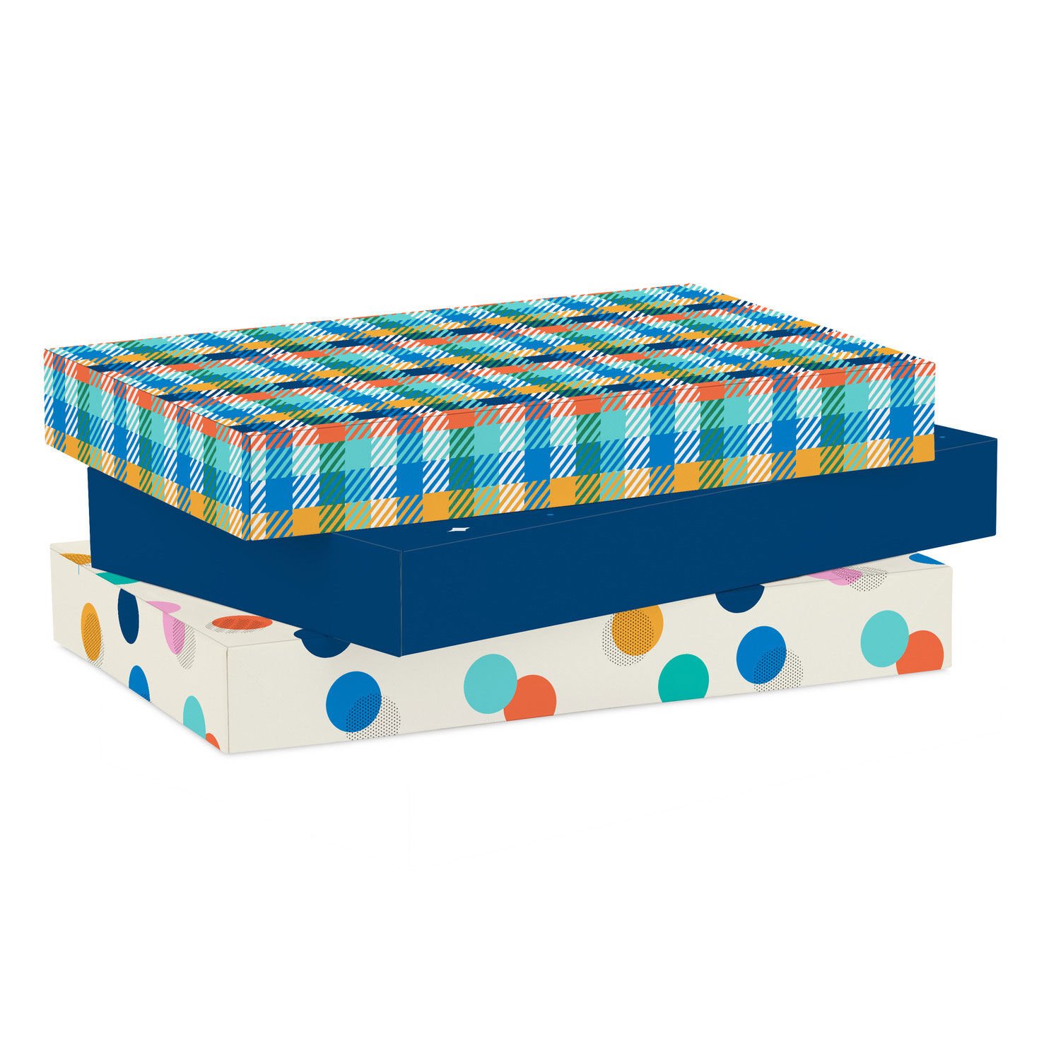 Birthday Blues 3-Pack Medium Gift Boxes - Gift Boxes | Hallmark