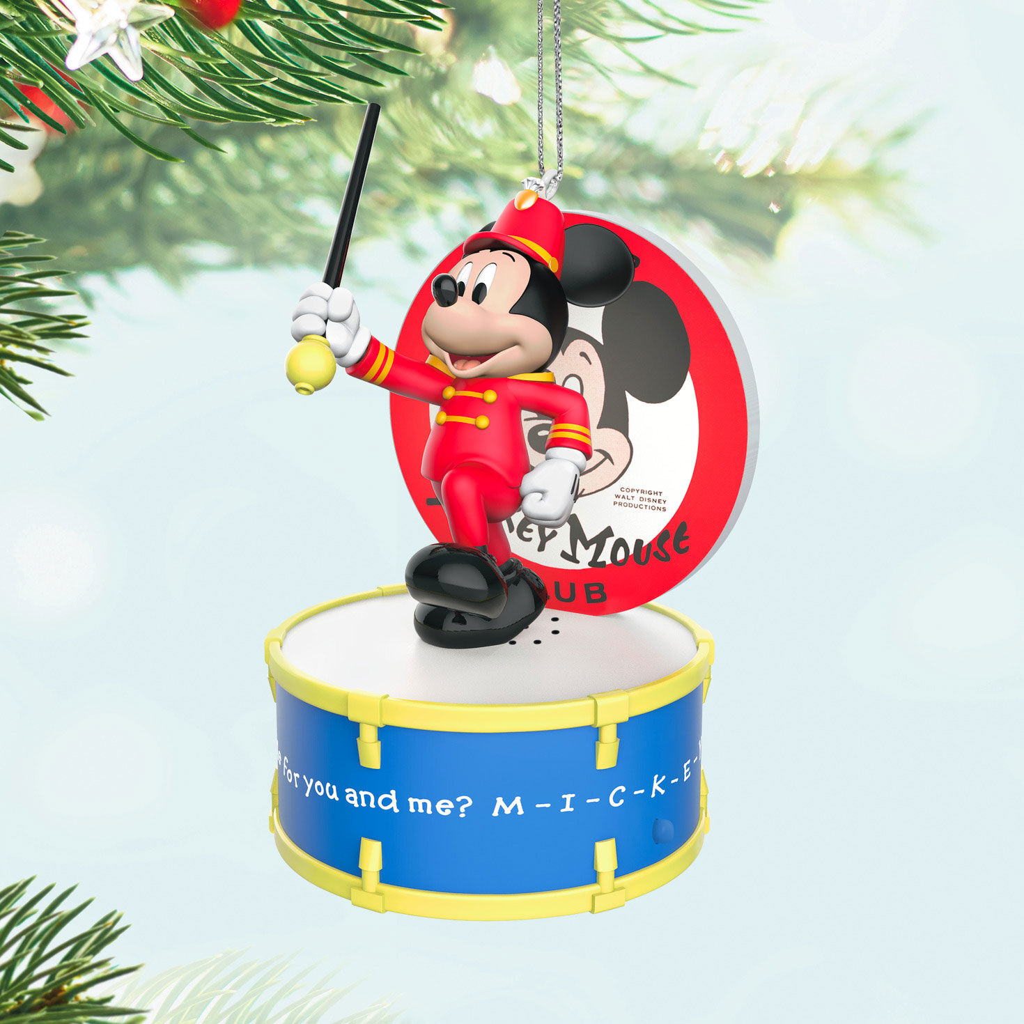 Disney The Mickey Mouse Club 70 Years of Music and Fun Musical Ornament ...