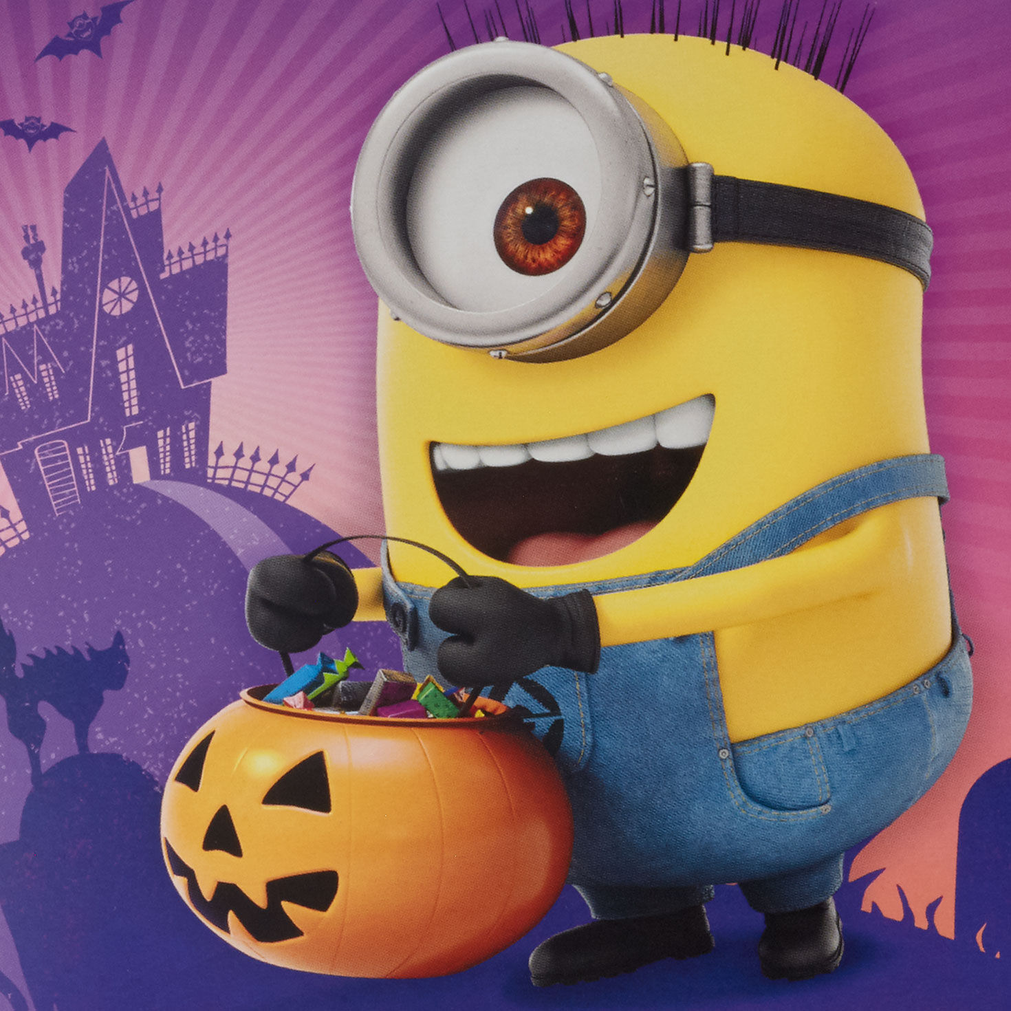 Minions All the Happy Musical Halloween Card - Greeting Cards | Hallmark