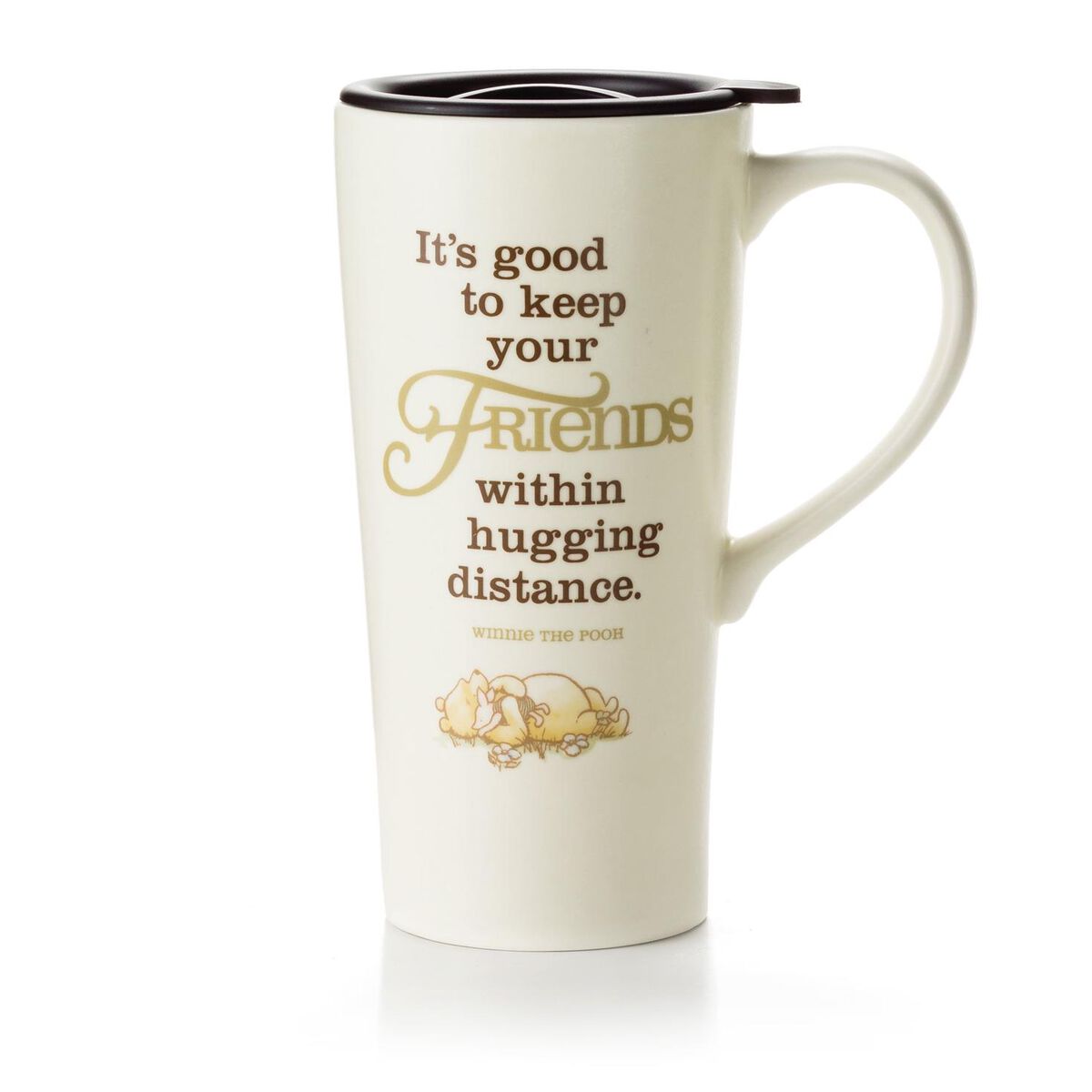 Winnie The Pooh Hugging Distance Travel Mug Mugs Teacups Hallmark winnie-the-pooh-hugging-distance-travel-mug-mugs-teacups-hallmark