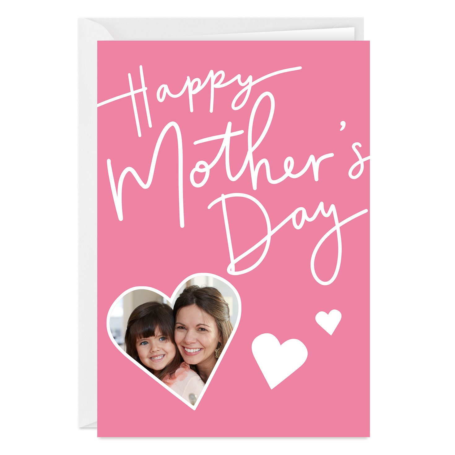 Pink Hearts Custom Mother's Day Card - Greeting Cards | Hallmark