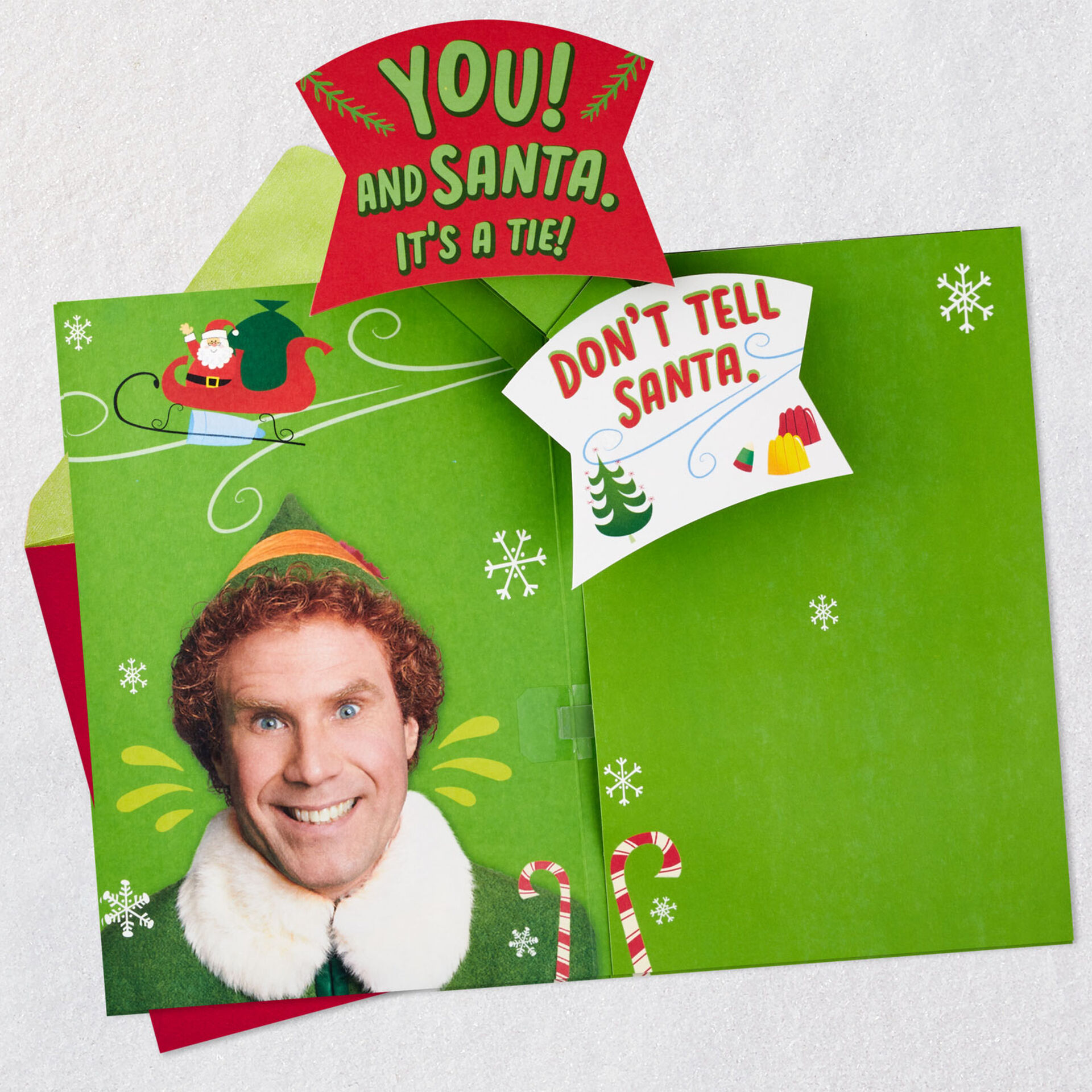Elf Buddy the Elf™ Things I Like Most Musical Pop-Up Christmas Card ...