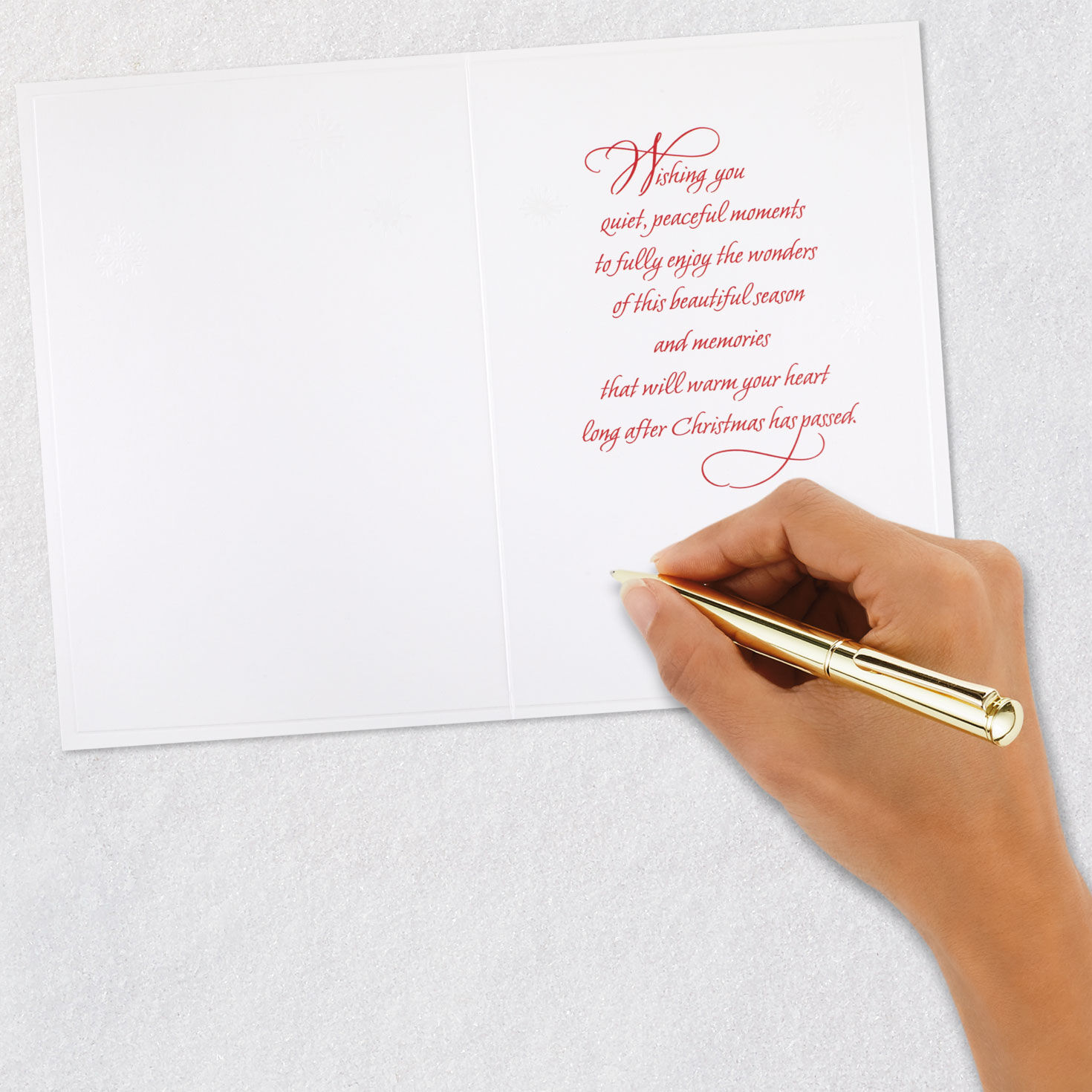 Quiet, Peaceful Moments Christmas Card - Greeting Cards | Hallmark