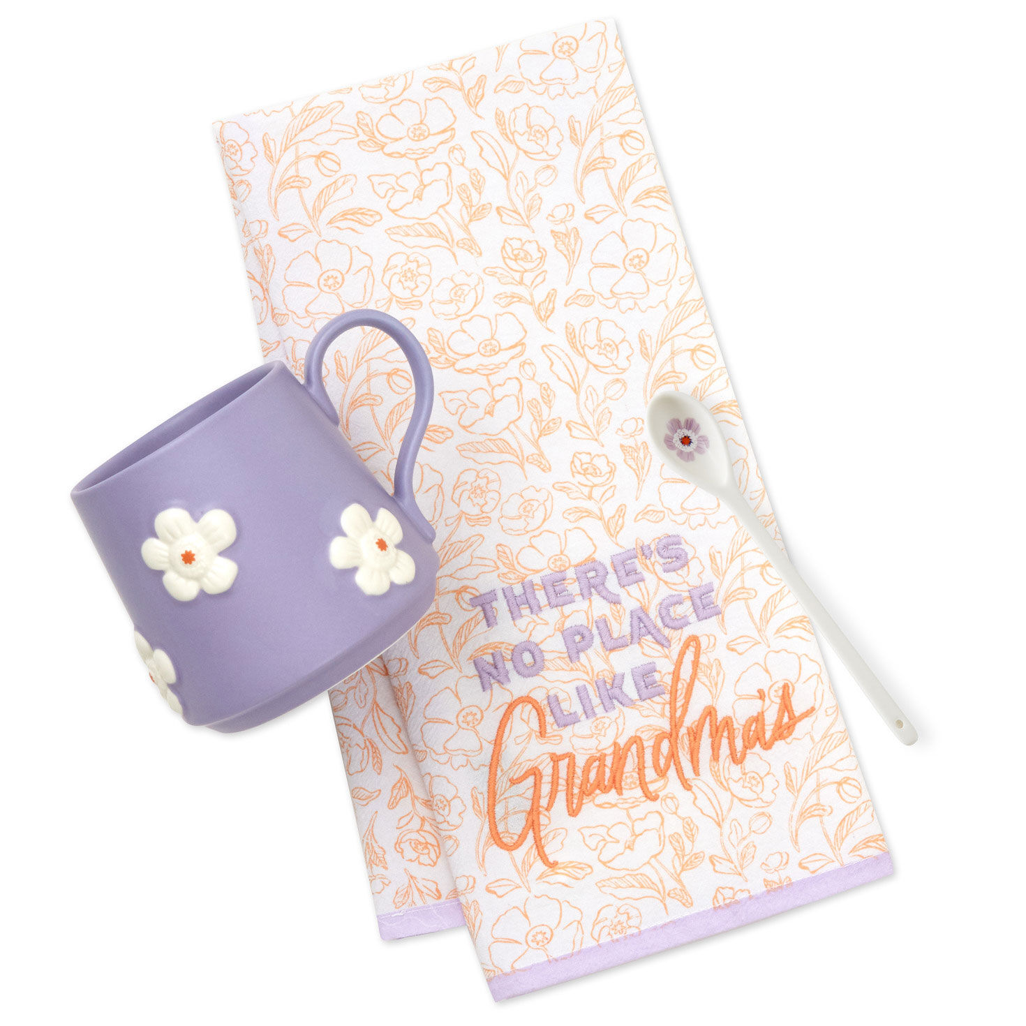 There's No Place Like Grandma's Tea Towel, Mug and Spoon Gift Set ...