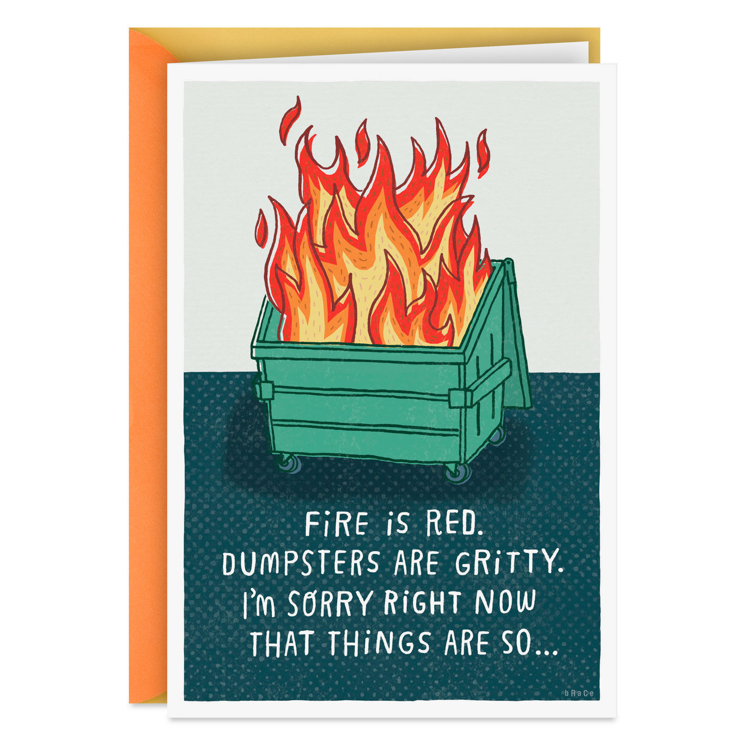 Dumpster Fire Poem Funny Support Card - Greeting Cards | Hallmark