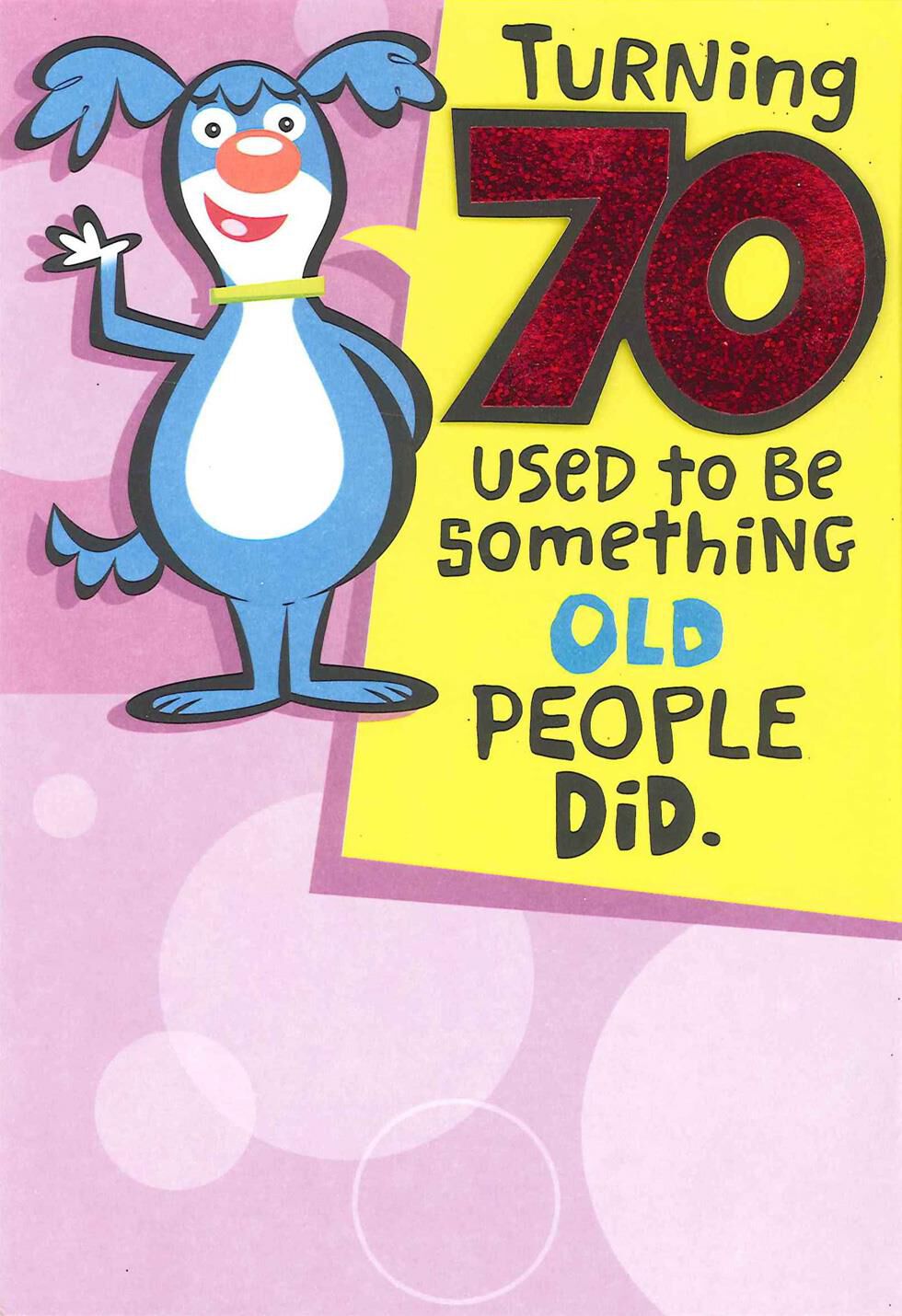 Youre One Of The Cool Ones Funny 70th Birthday Card Greeting Cards