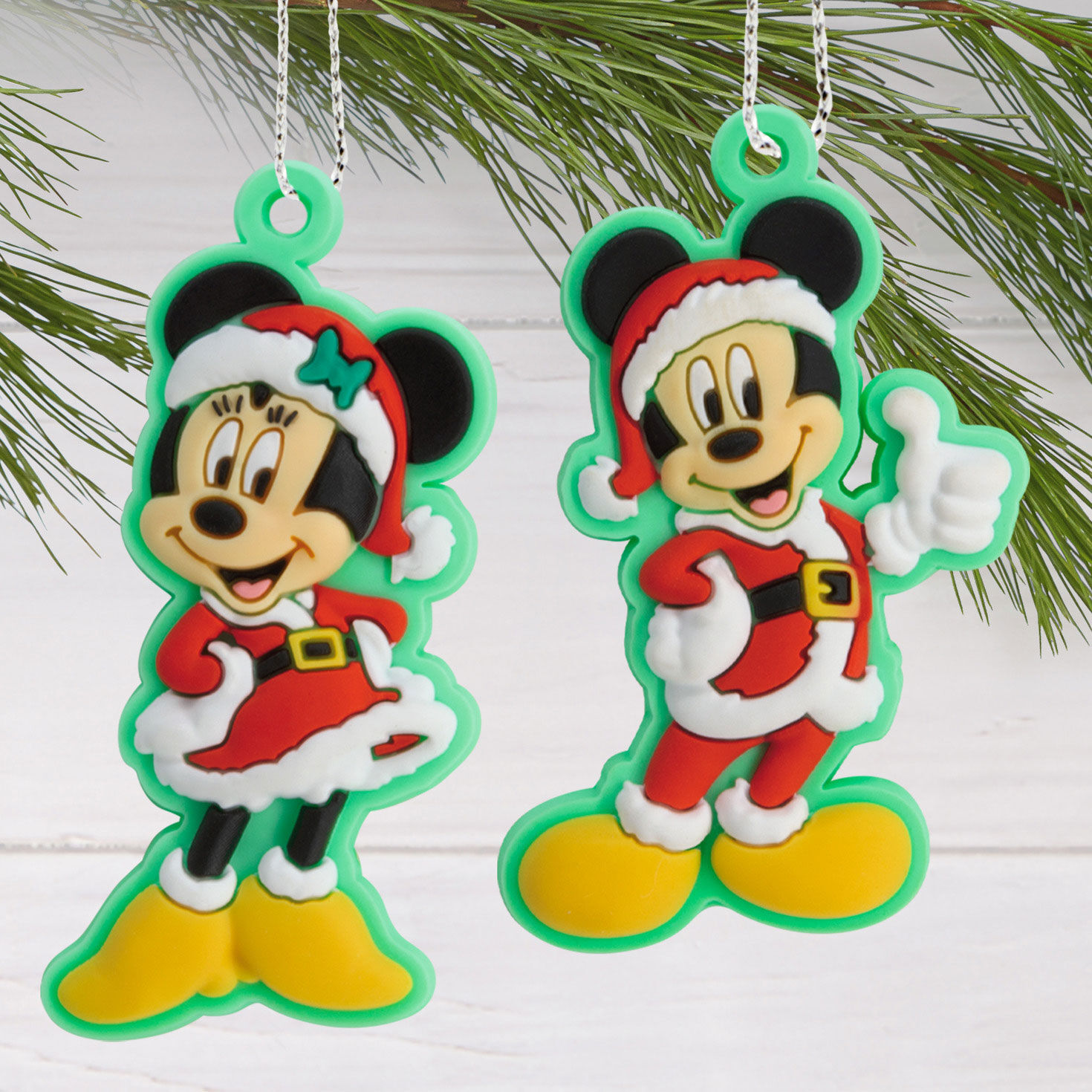 Mini Disney Mickey Mouse and Friends Hallmark Tree Topper and Ornaments ...
