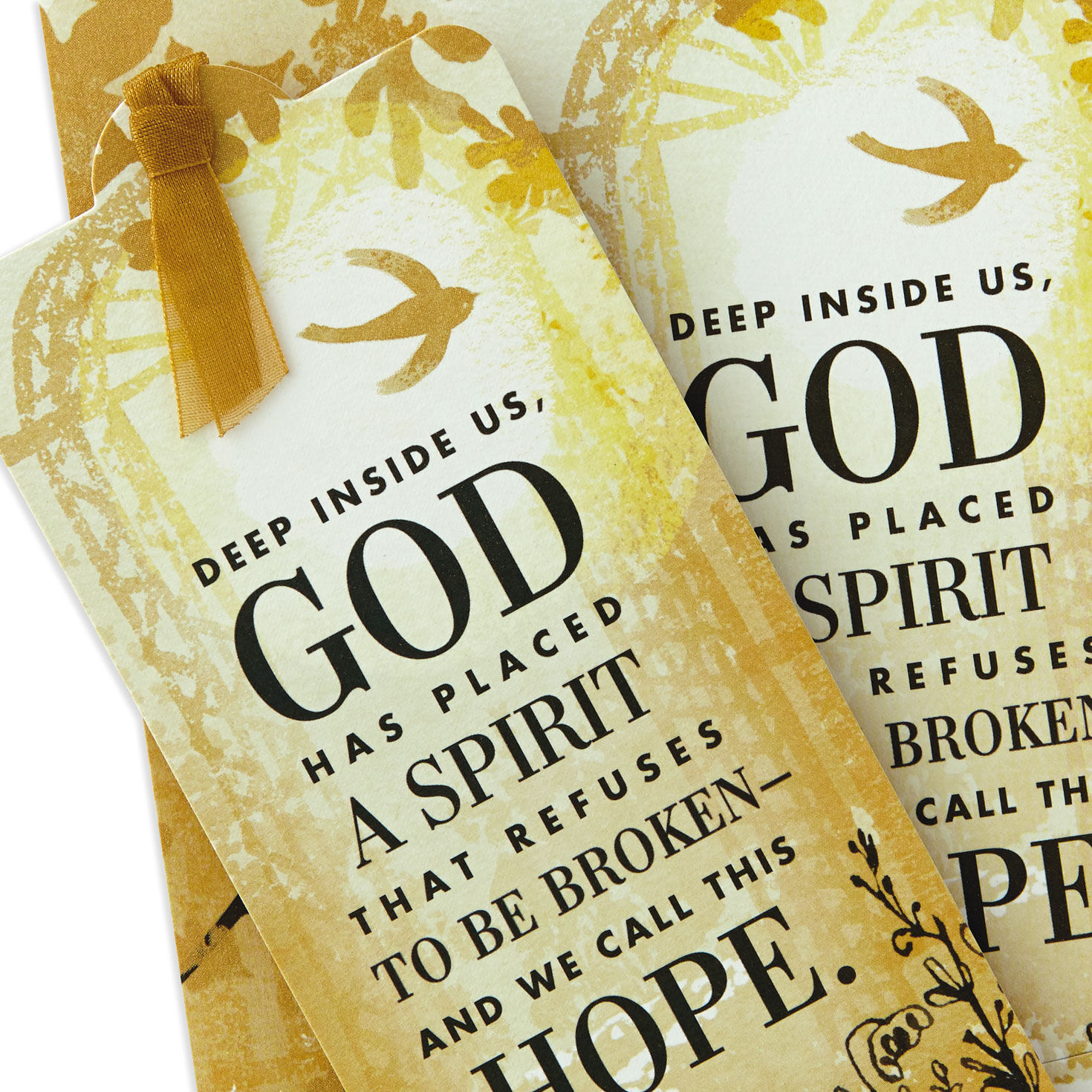 God's Got You Religious Encouragement Card With Bookmark - Greeting ...