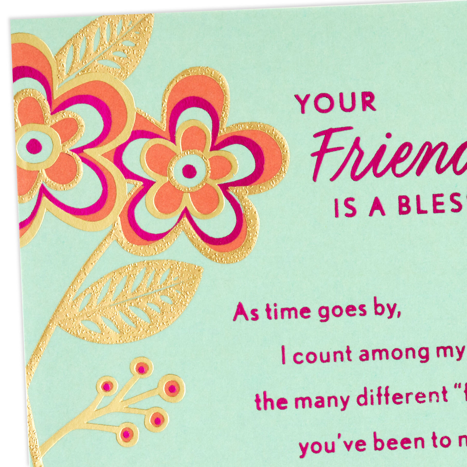 Your Friendship Is a Blessing Birthday Card - Greeting Cards - Hallmark