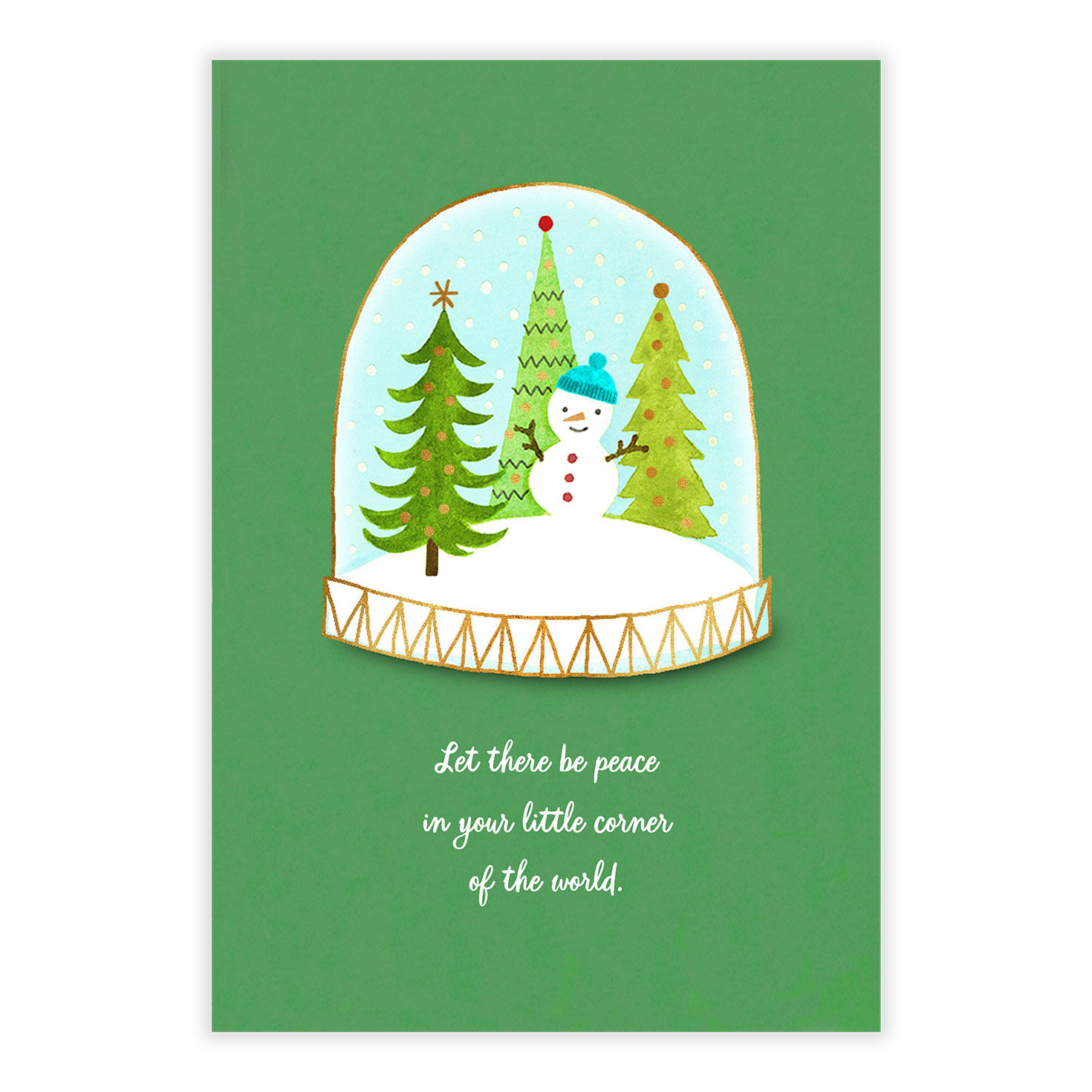 Peace Snow Globe Holiday eCard - eCards | Hallmark