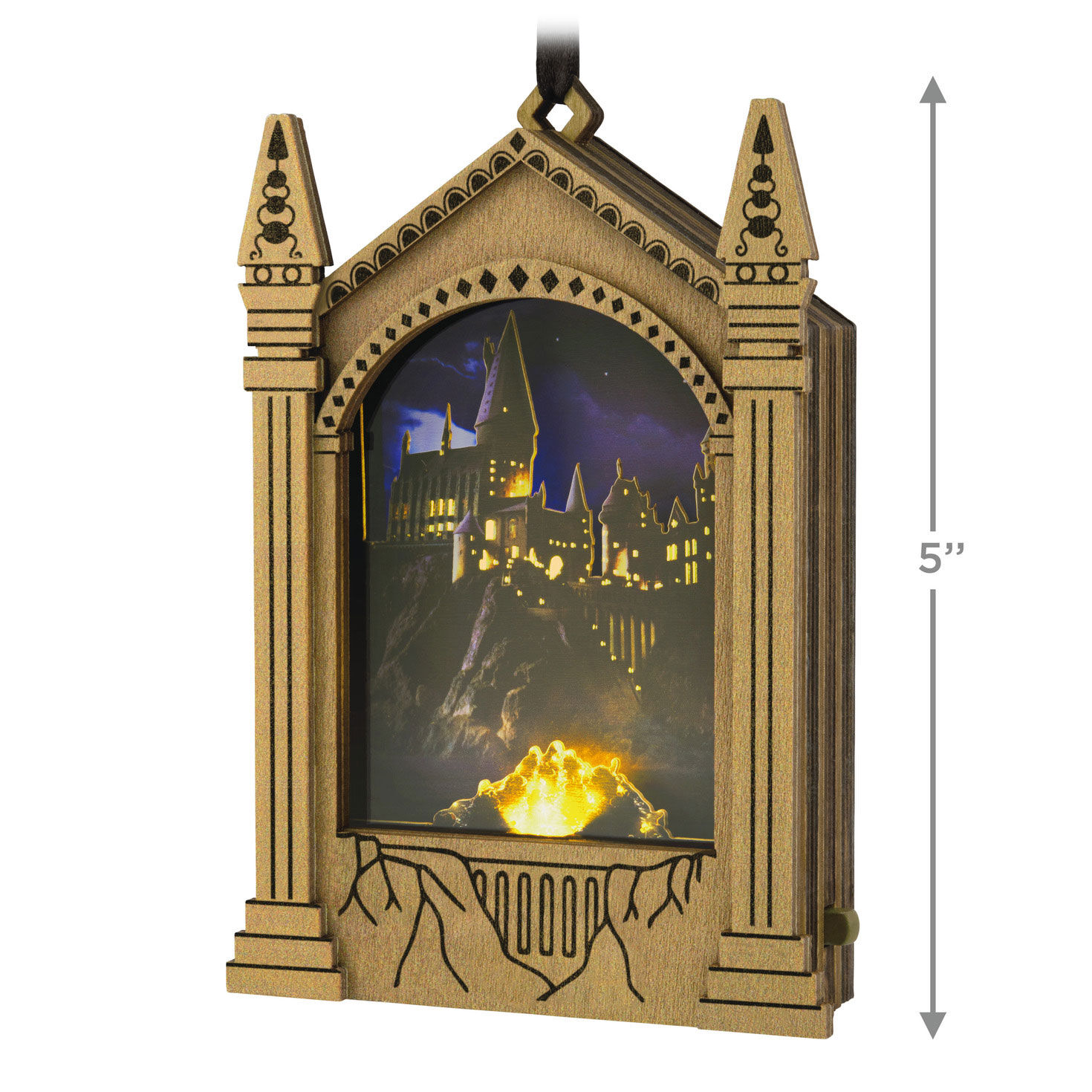 Harry Potter™ Hogwarts™ Musical Papercraft Ornament With Light ...