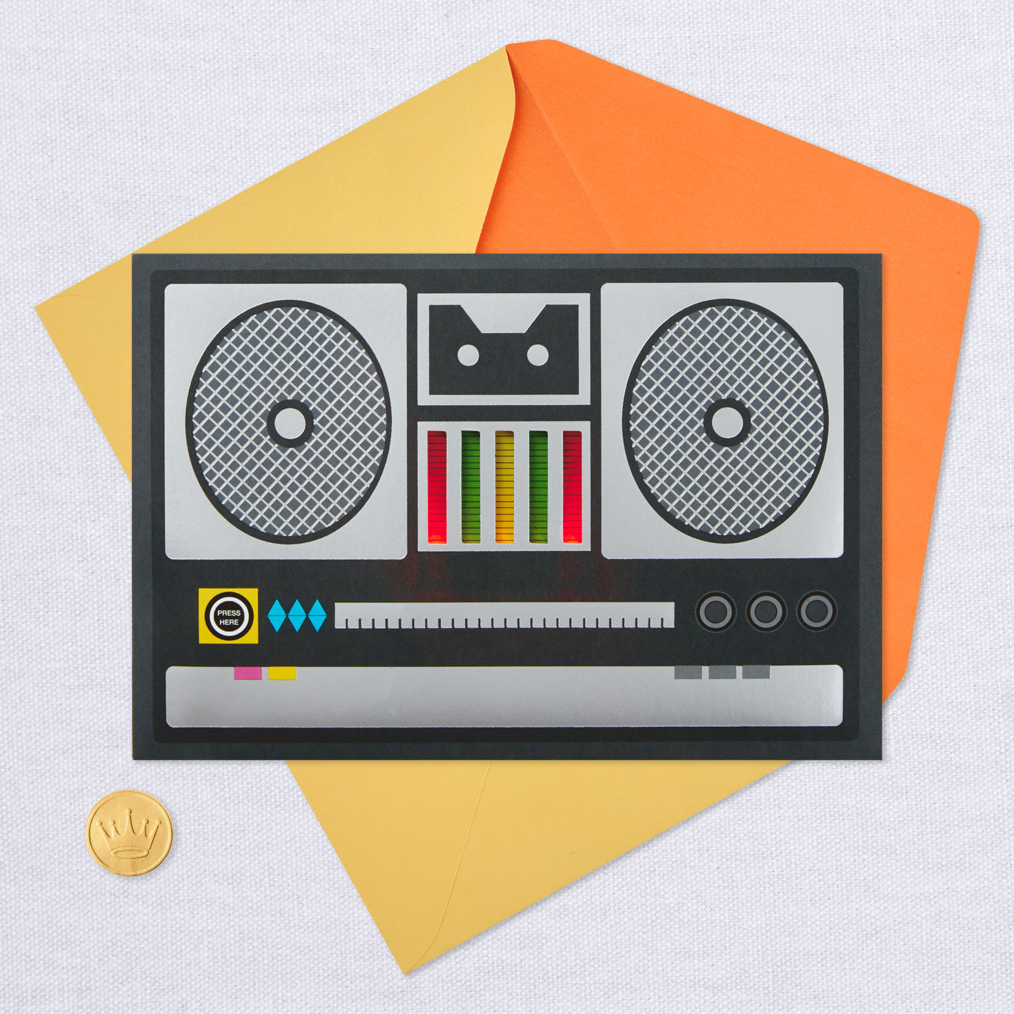 Boom Box Musical Birthday Card With Lights - Greeting Cards | Hallmark