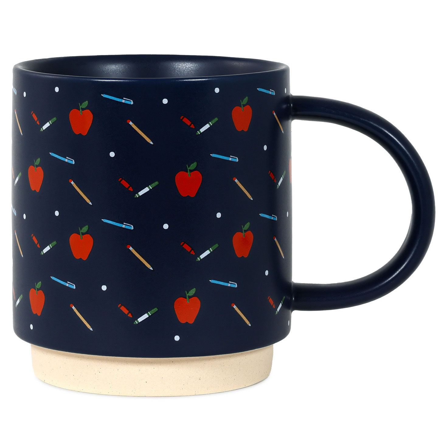 School Supplies Navy Teacher Mug, 16 oz. - Mugs | Hallmark