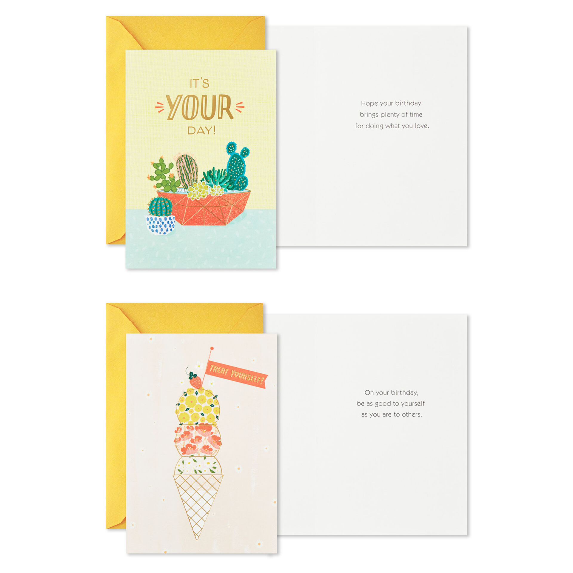Fun And Floral Boxed Birthday Cards Assortment Pack Of 16 Boxed