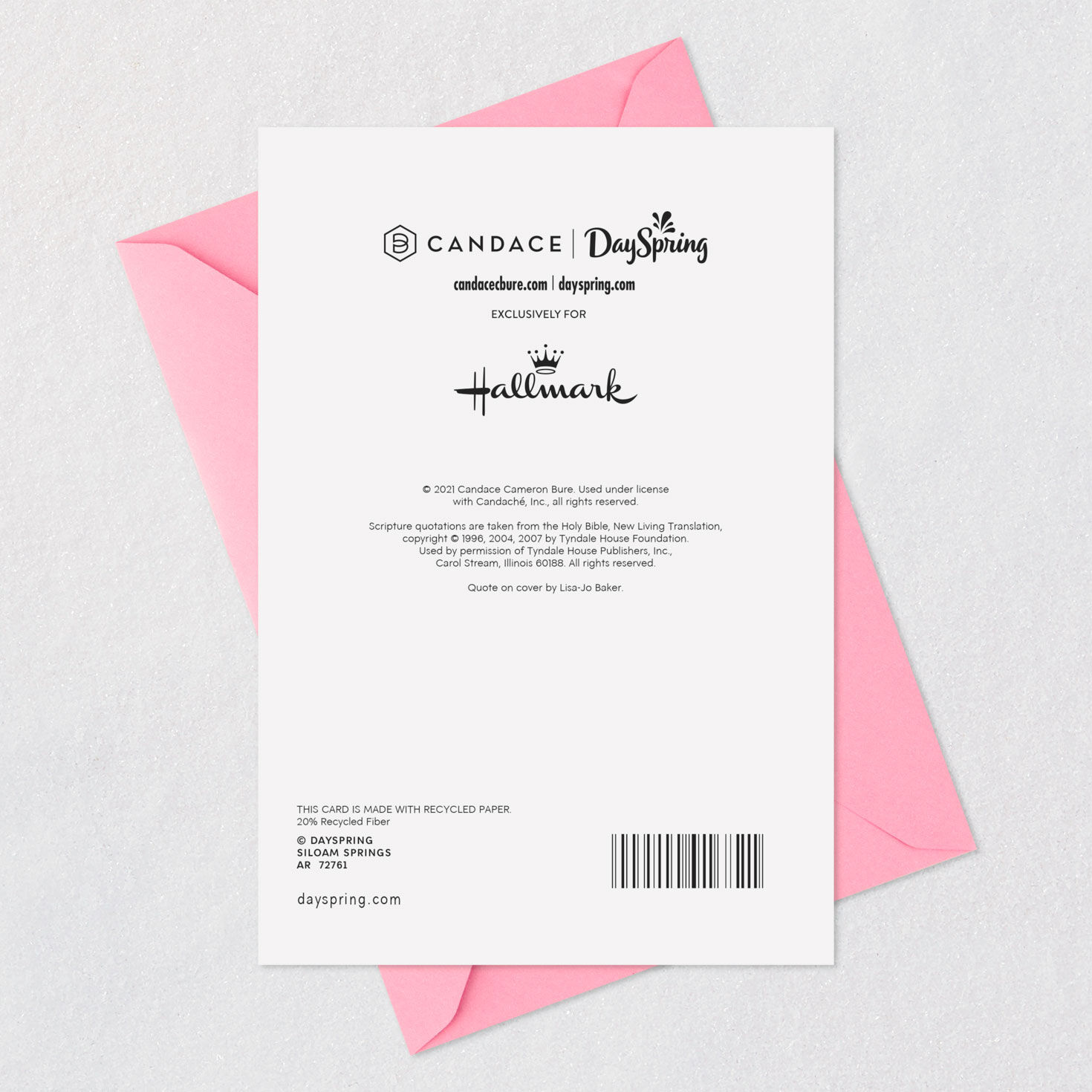 DaySpring Candace Cameron Bure Sparkly Cape Mother's Day Card ...