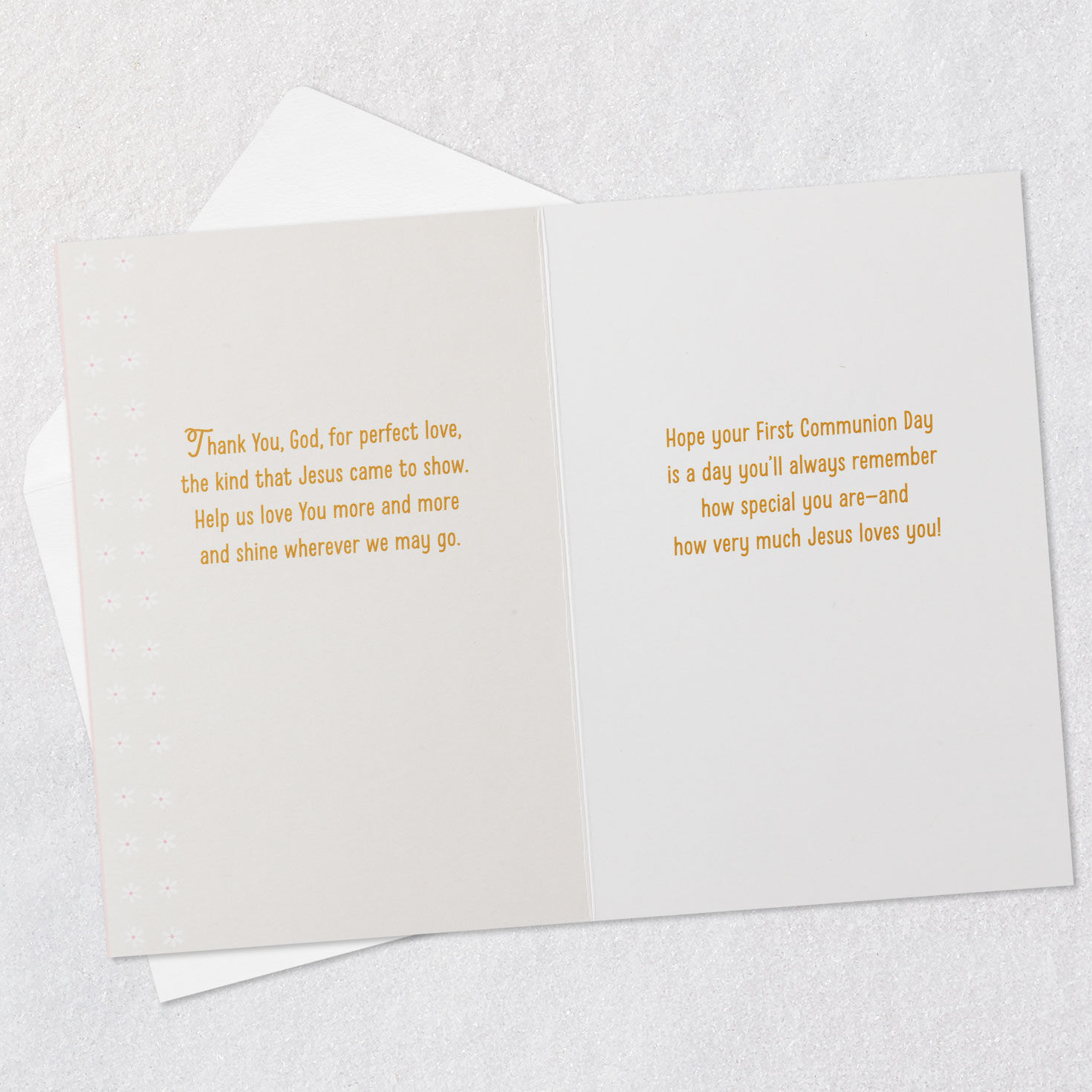 Jesus Loves You First Communion Card for Goddaughter - Greeting Cards ...