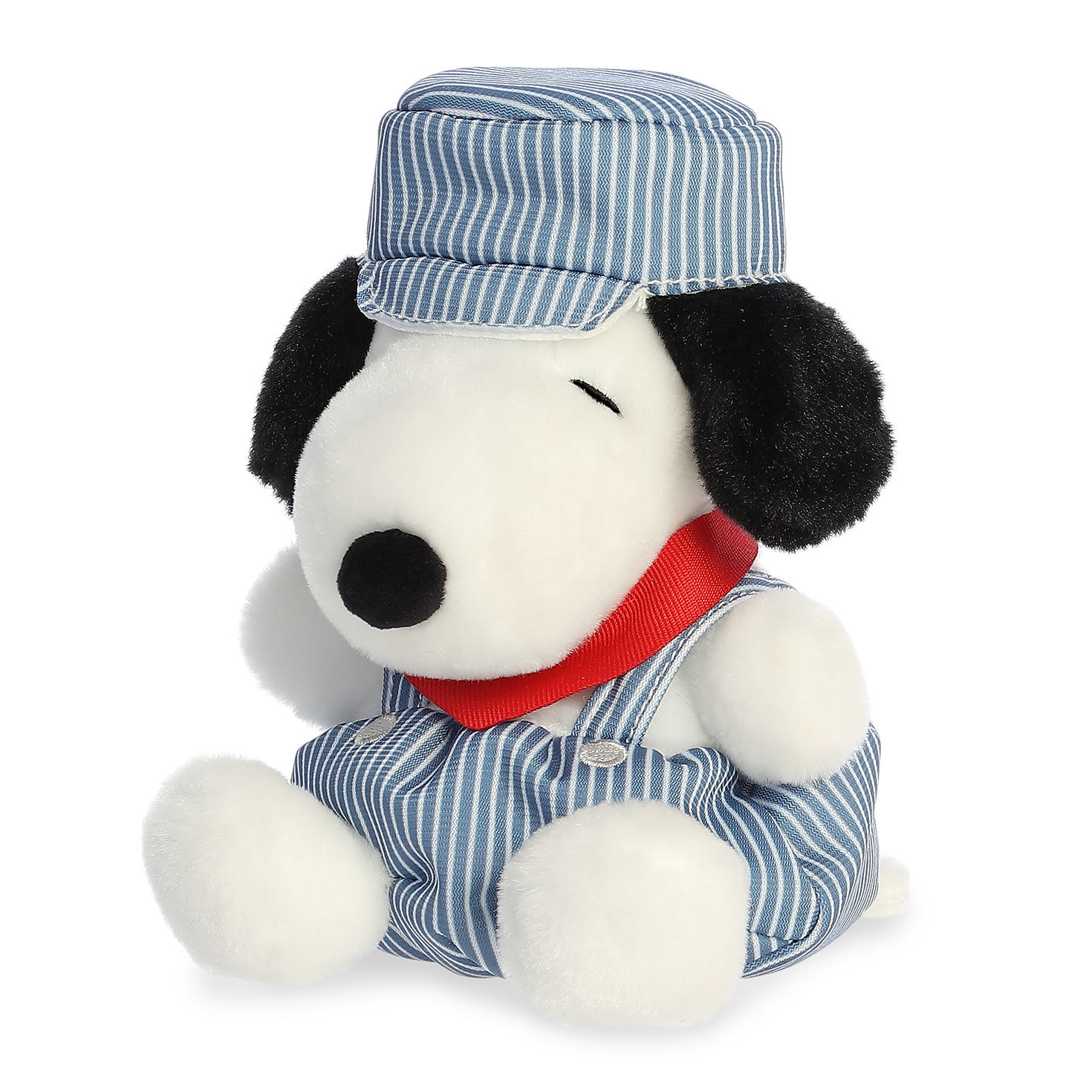 Aurora Peanuts Palm Pals Snoopy Train Engineer Plush, 5" - Classic ...