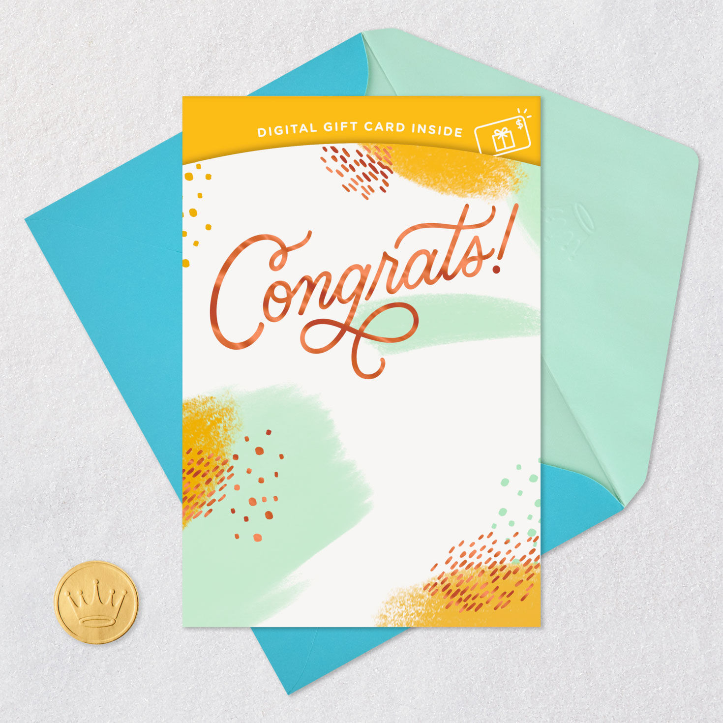 Great Reason to Celebrate Gift Card Greeting Congratulations Card ...