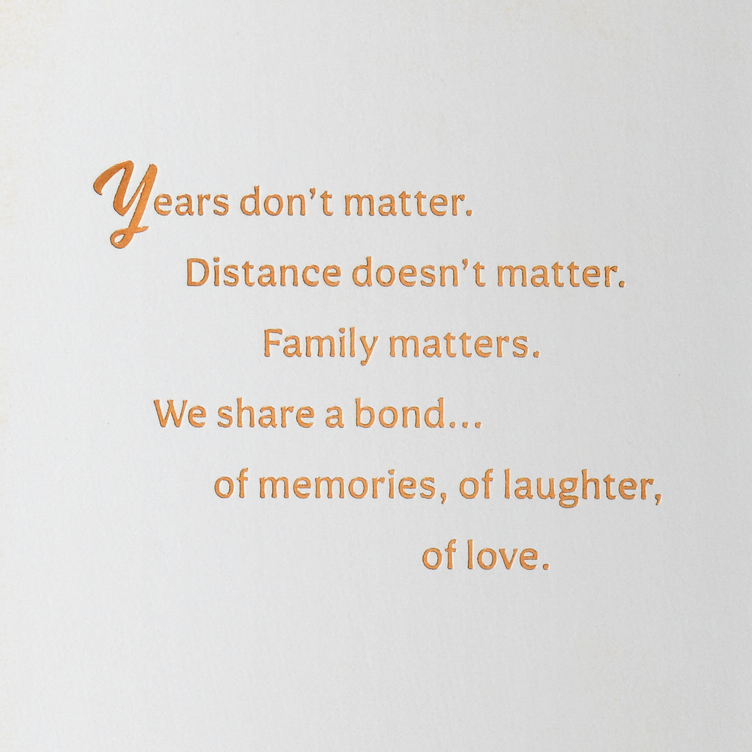 Family Is What Matters Birthday Card for Relative - Greeting Cards ...